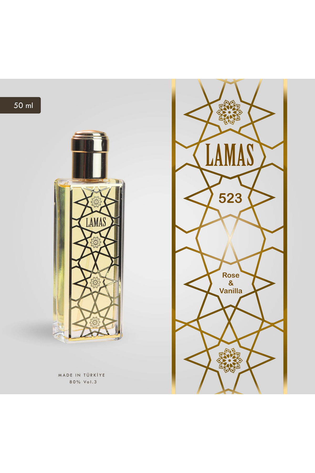 LAMAS PERFUME Lamas Rose & Vanilla 50ml Fiyatı, Yorumları - Trendyol