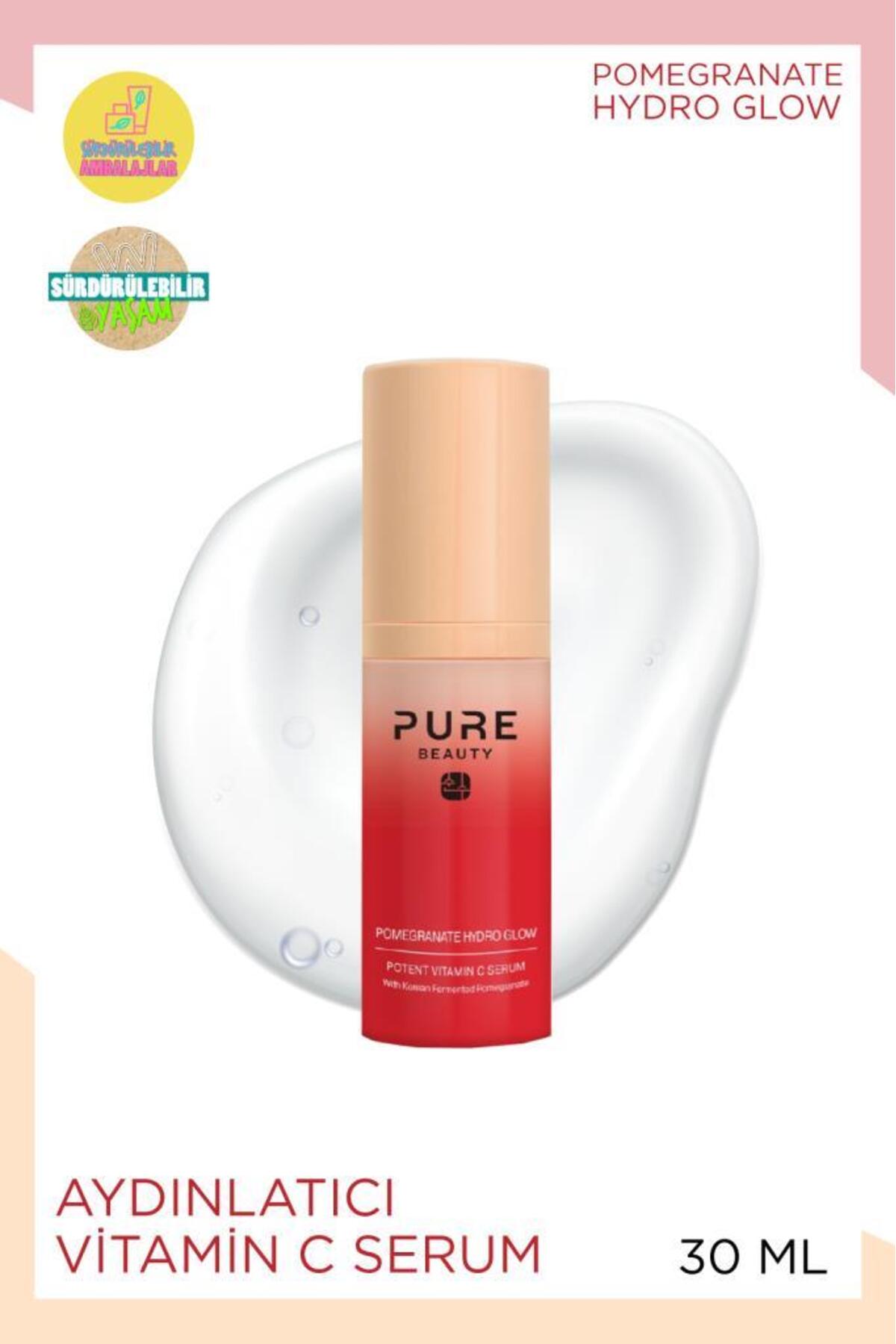 PURE BEAUTY Pomegranate Hydro Glow Vitamin C Serum 30 ml Fiyatı, Yorumları - Trendyol