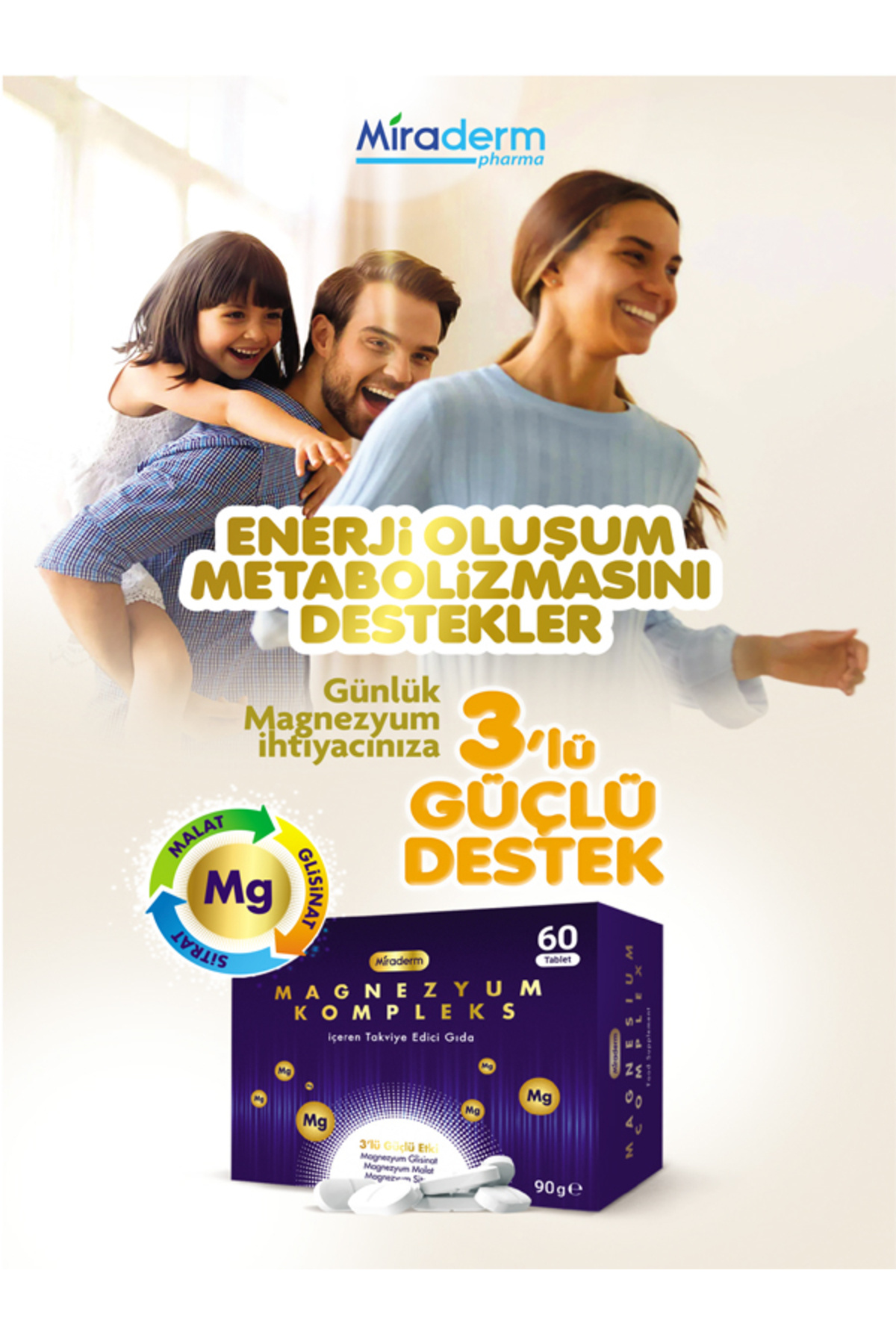 MİRADERM PHARMA MİRADERM MAGNEZYUM COMPLEX 60 KAPSÜL Fiyatı, Yorumları ...