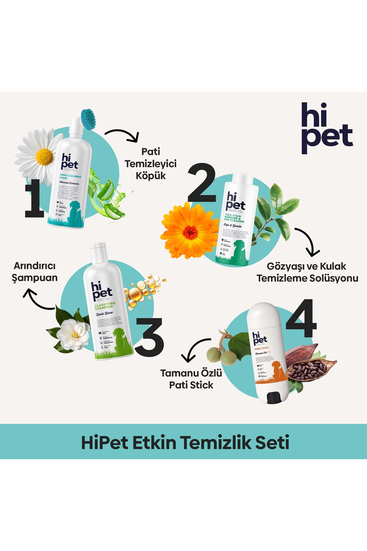 HiPet Kedi Etkin Temizlik Seti Fiyatı, Yorumları - Trendyol