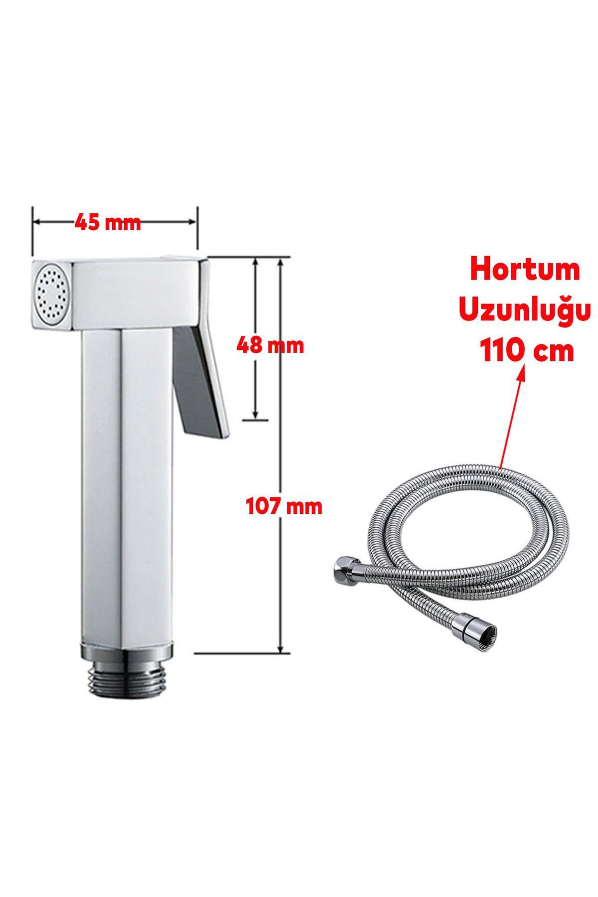 NZB Taharetmatik Ara Musluk Filtreli Metal Lüks Tuvalet WC Banyo Klozet ...