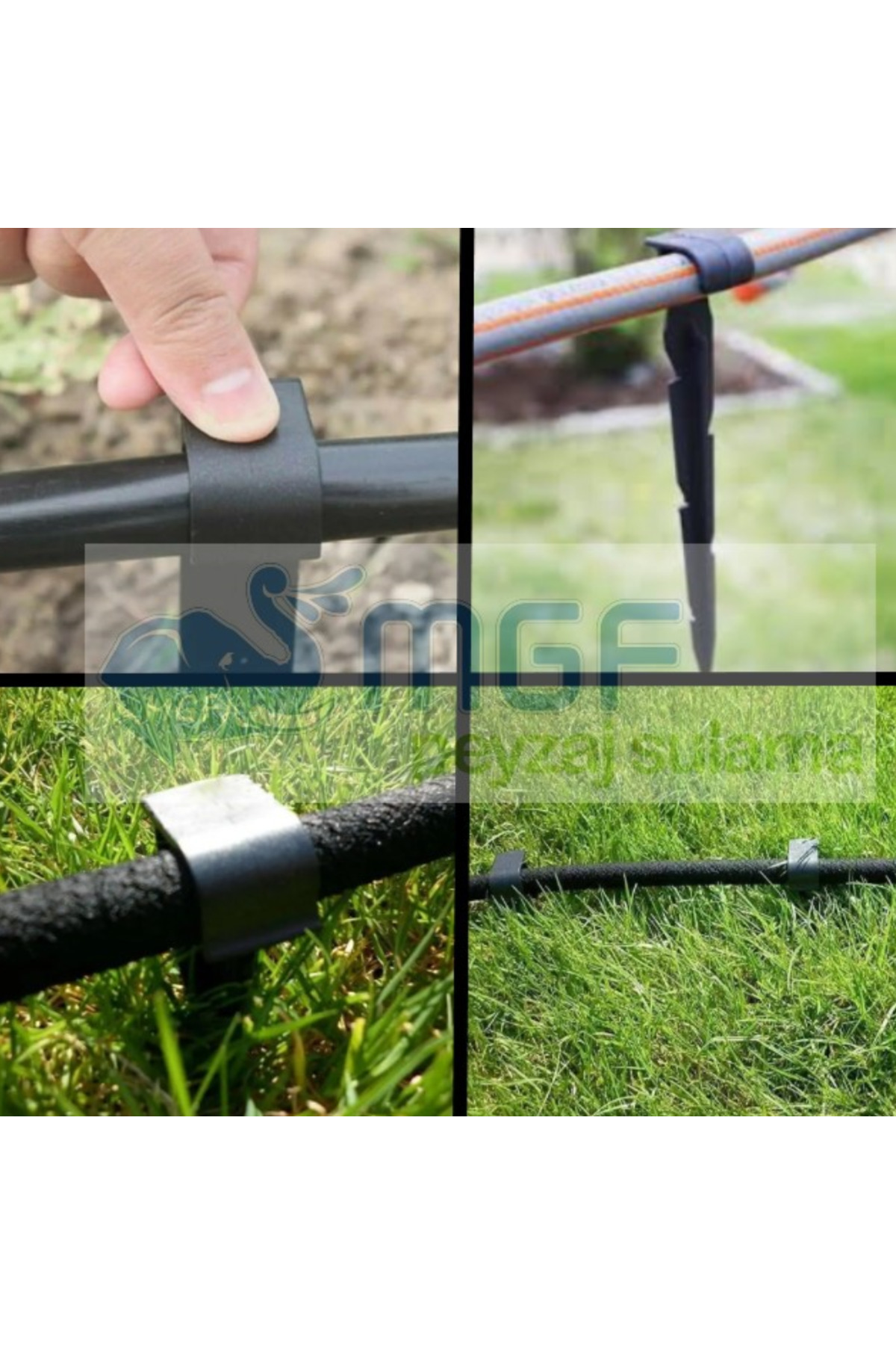 MGF PLAST Mgf 16mm. 100 Ad. X Boru Sabitleme Kazığı Damla Sulama ...