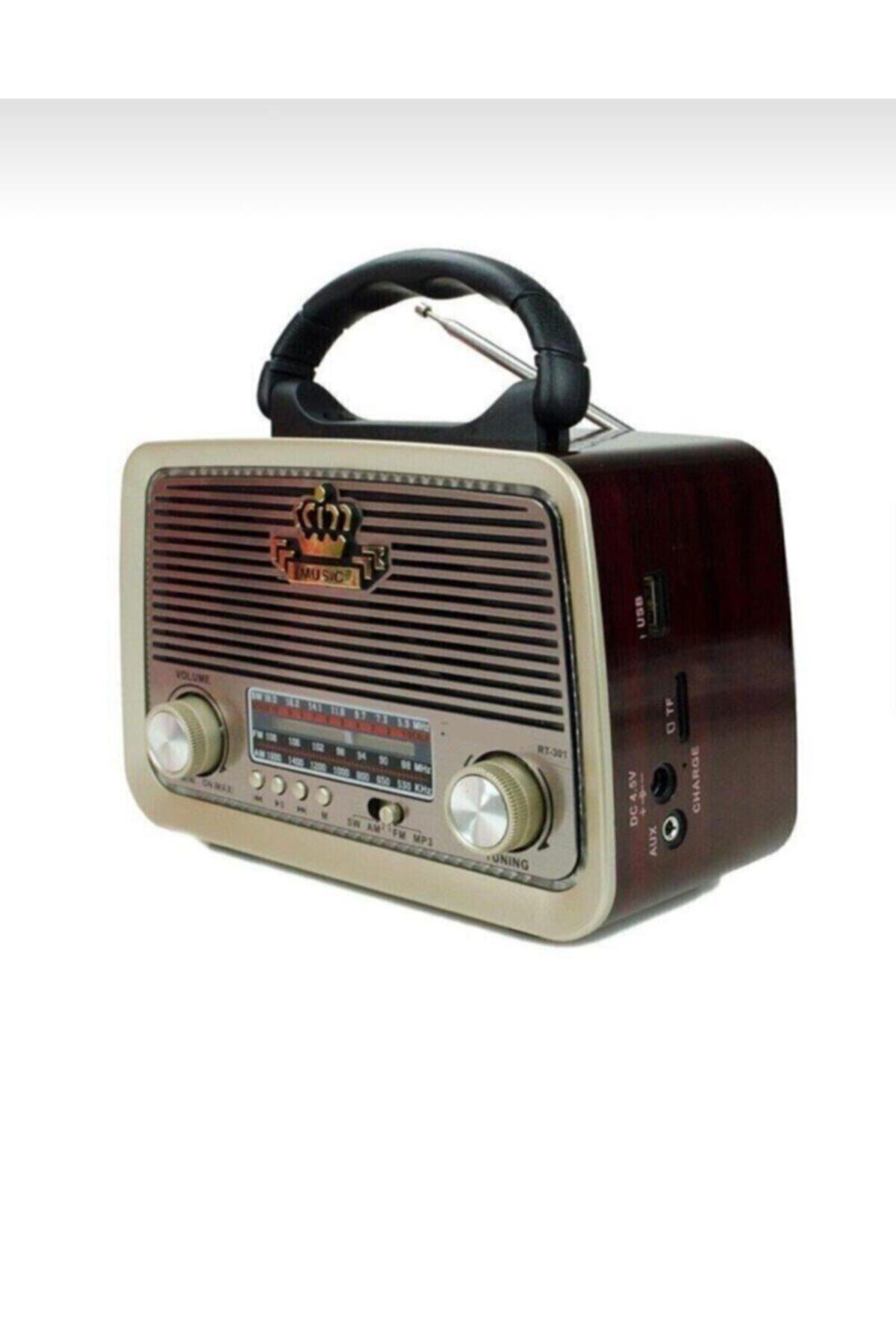 Retroge Rt-301 Nostalji Bluetooth Radyo ,usb, Sd , Mp3 Player-everton ...