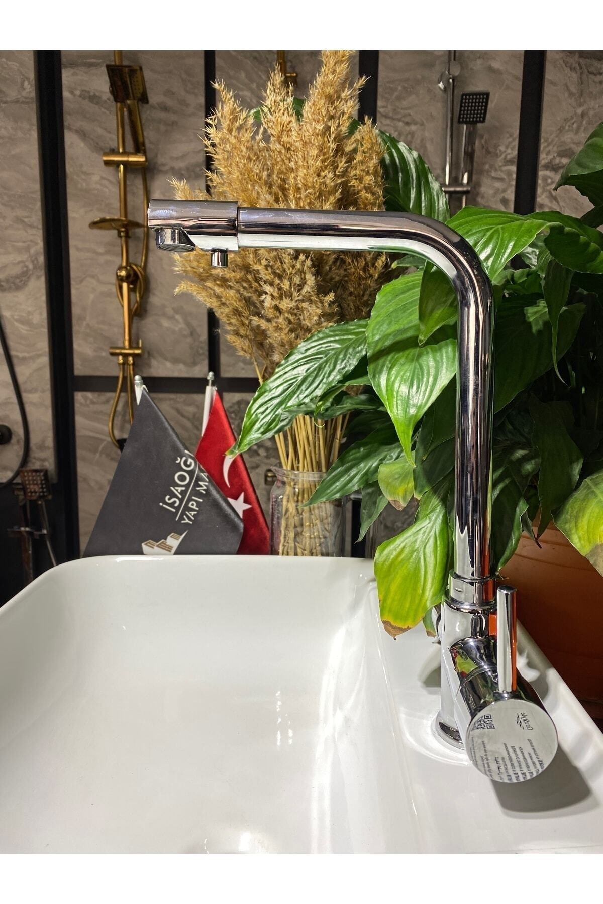 L&G PREMİUM Arıtmalı Mutfak Bataryası 3 Yollu Evye Musluğu Arıtıcılı ...