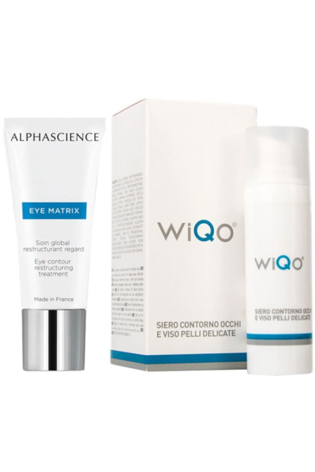 Alphascience Eye Matrıx 15 ml Ve Wiqo Eye And Face Contour Serum 30 ml 2'li Ekomik Paket ...