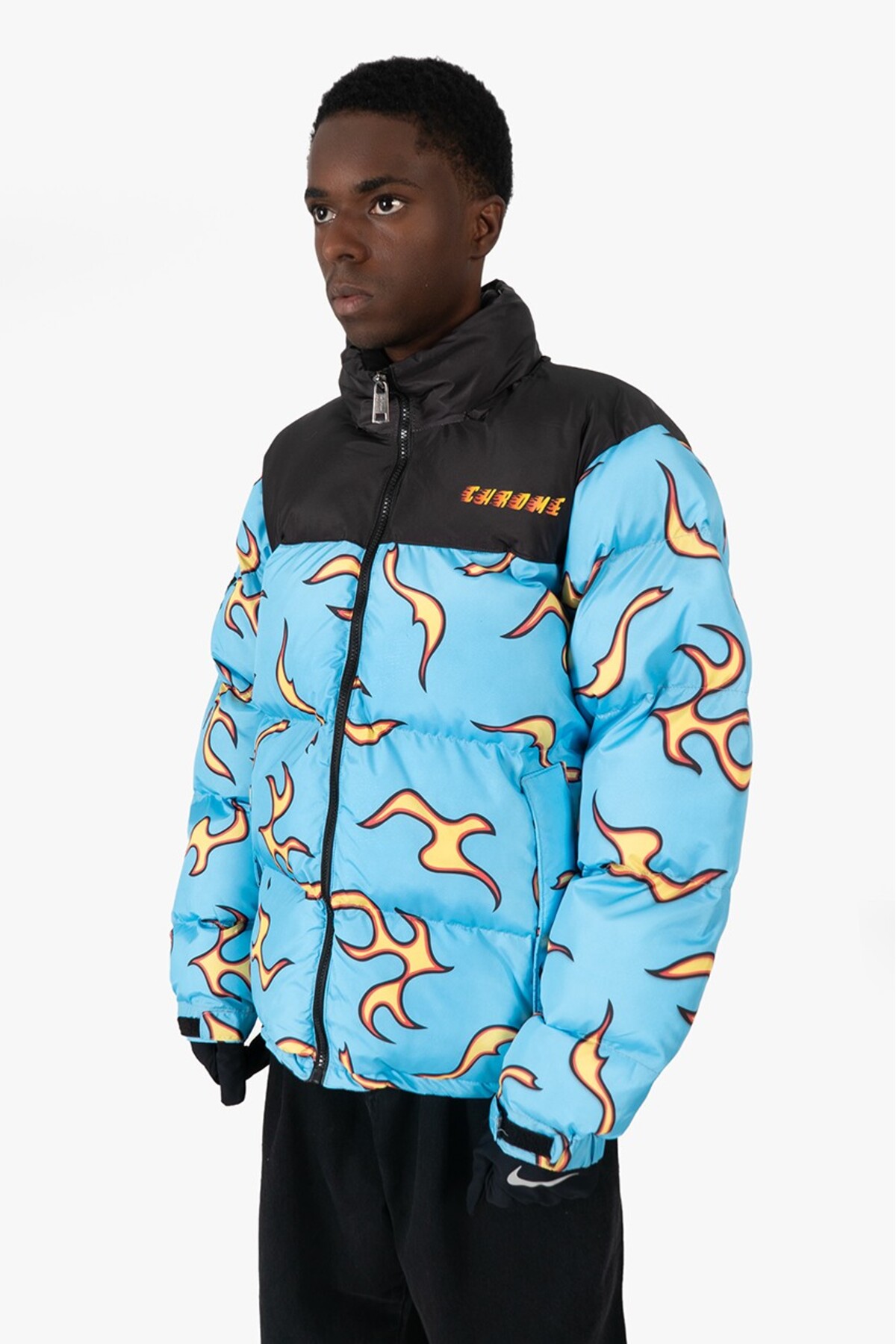 No Future Chrome Flames Erkek Puffer Mont Ceket Nf0506mv Fiyatı ...