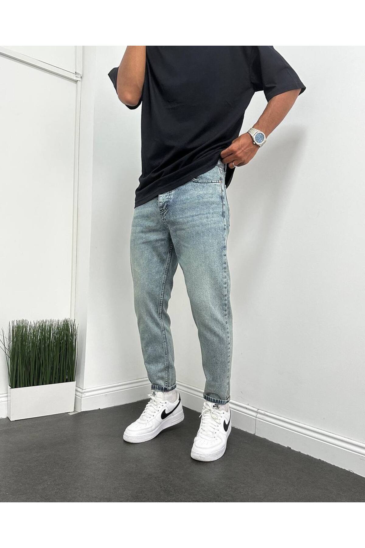 TÜZeMEN Erkek Kırçıllı Yıkamalı Boyfriend Jeans Pantalon - Fiyatı ...