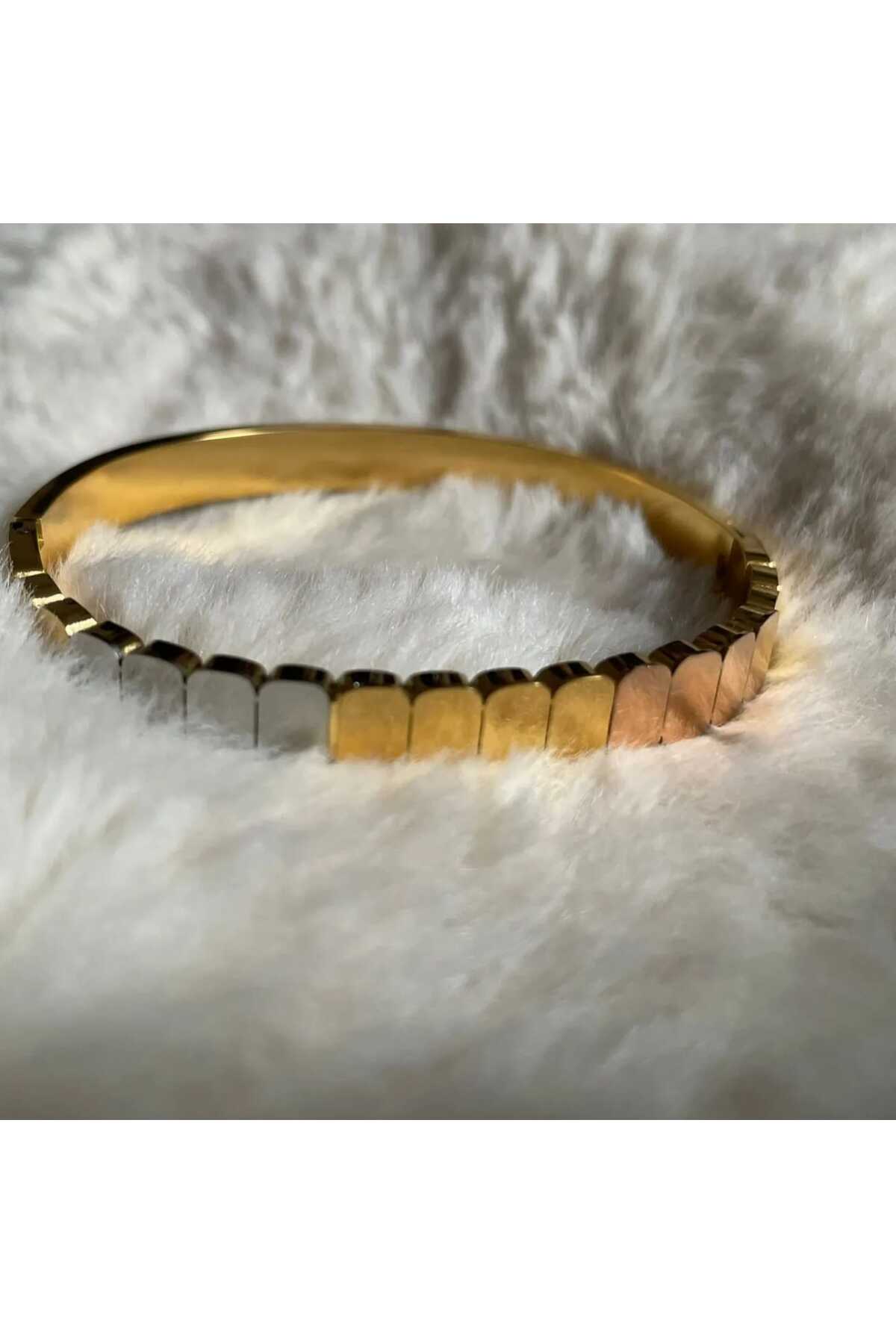 İDİL Gold roz ve gümüş renkli yeni sezon çelik kelepçe Fiyatı ...