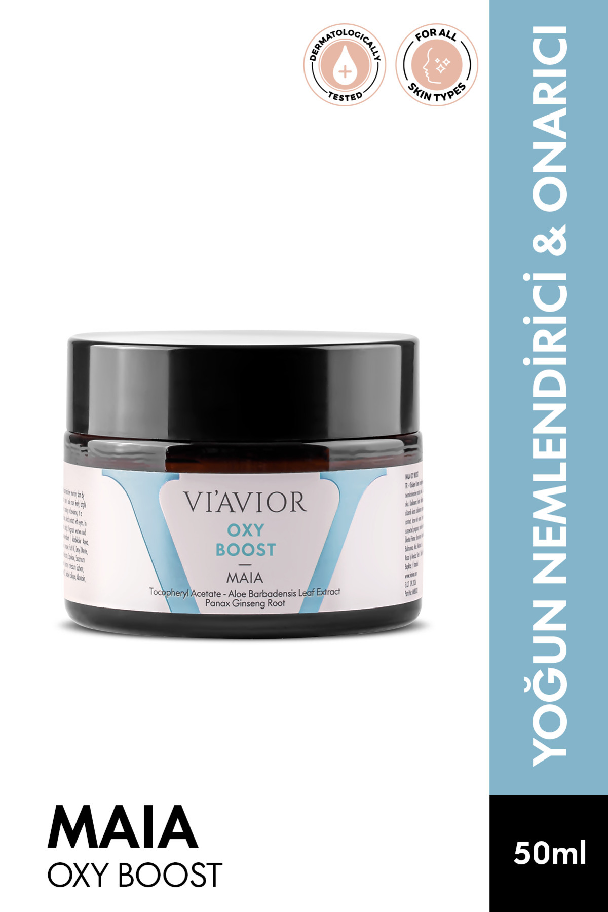 VİAVİOR Maia Oxy Boost Oksijenli Cilt Bakım Kremi Yoğun Nemlendirici ...