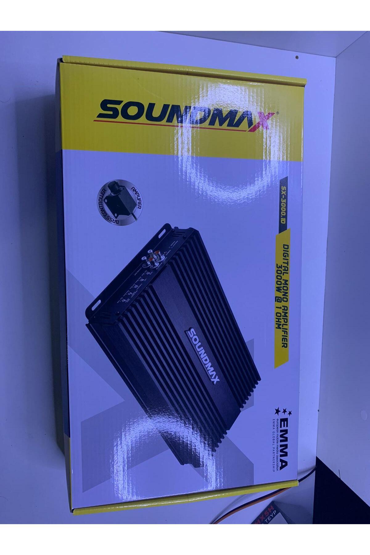 Soundmax 3000.1 MONO AMFİ 1 OHM 3000 RMS BAS KONTROL APARATLI GERÇEK ...