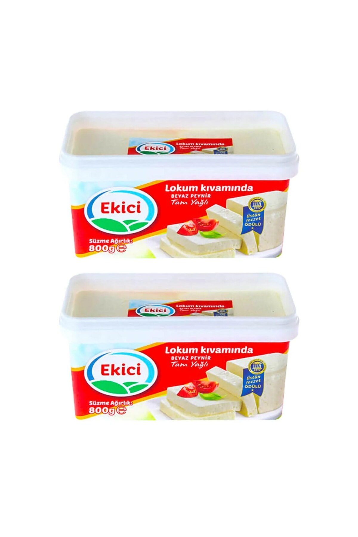 EKİCİ Ekici Tam Yağlı Beyaz Peynir 800 gr Lokum Kıvamında 2 li - Fiyatı ...