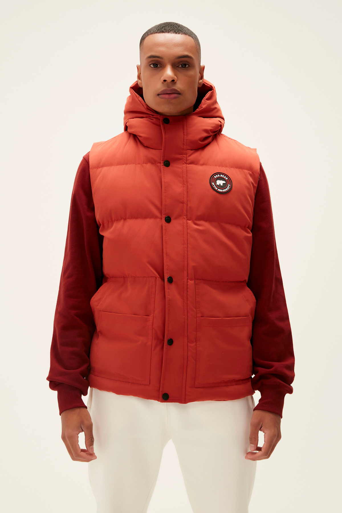 Bad Bear Finder Vest Ginger Tarçın Erkek Kapüşonlu Puffer Yelek Fiyatı ...