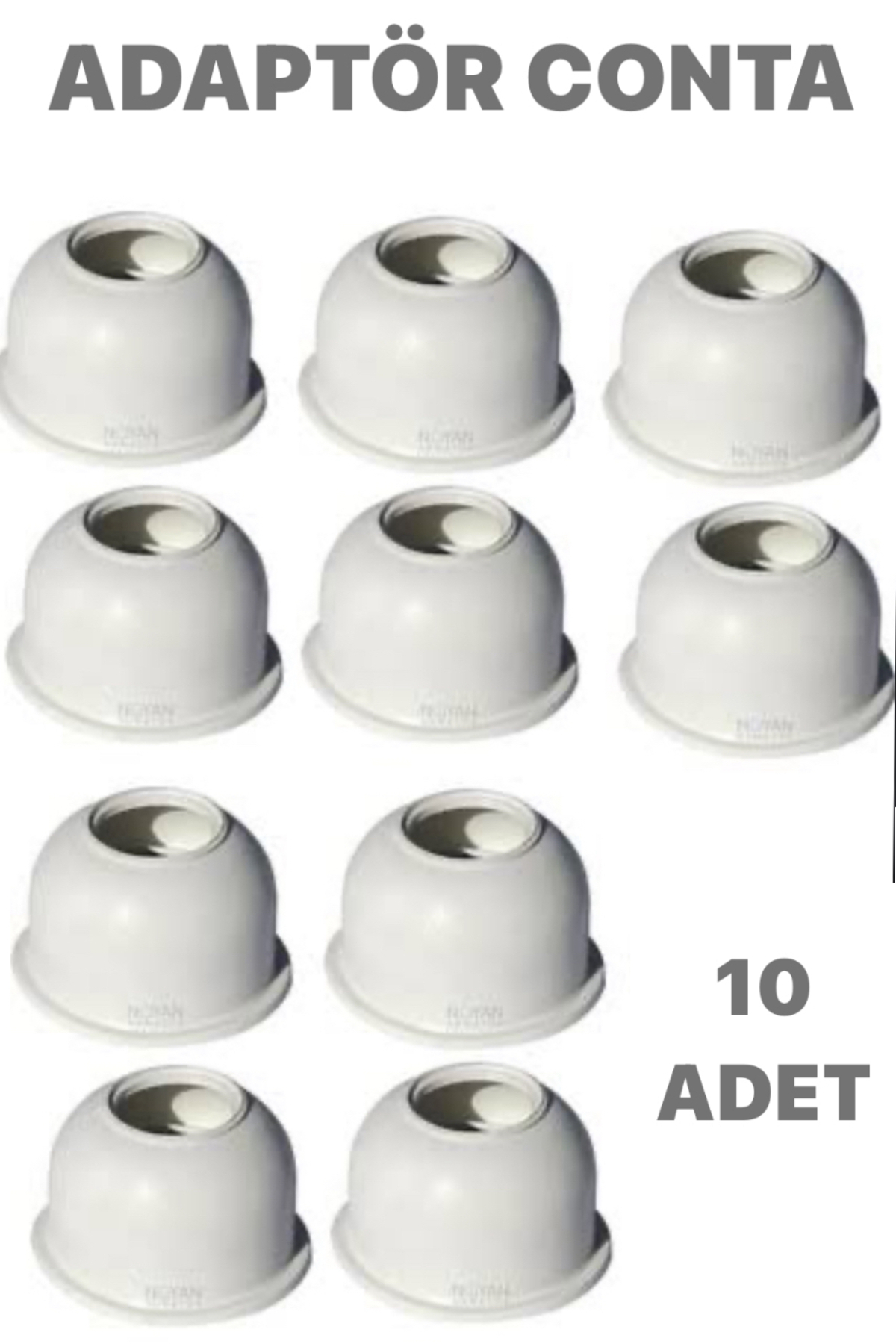 TATA CRAFT ADAPTÖR TOP CONTA LASTİK GİDER CONTASI BEYAZ 10 ADET ...