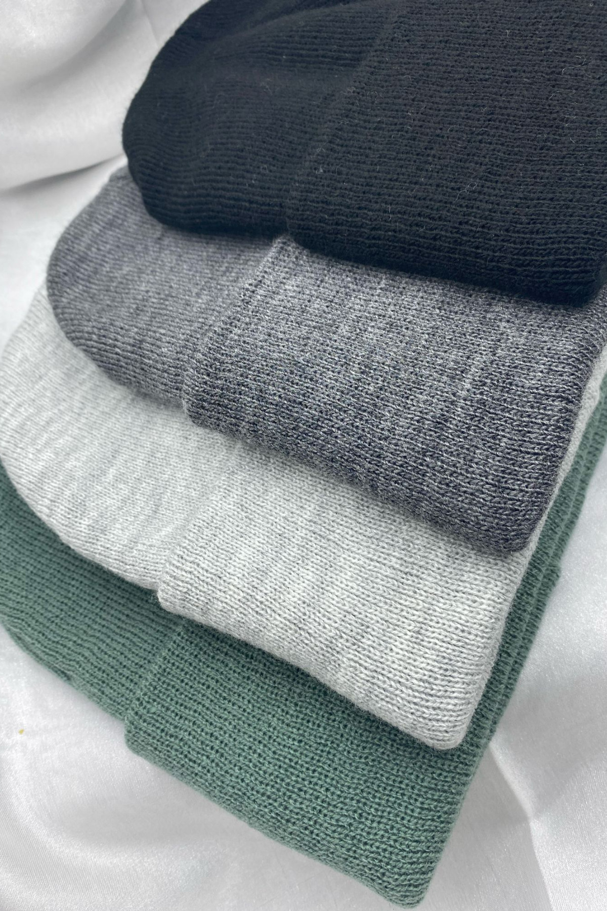 KISCHE Unisex Erkek Kadın Esnek Katlamalı Basic Yerli Üretim 4'lü ...