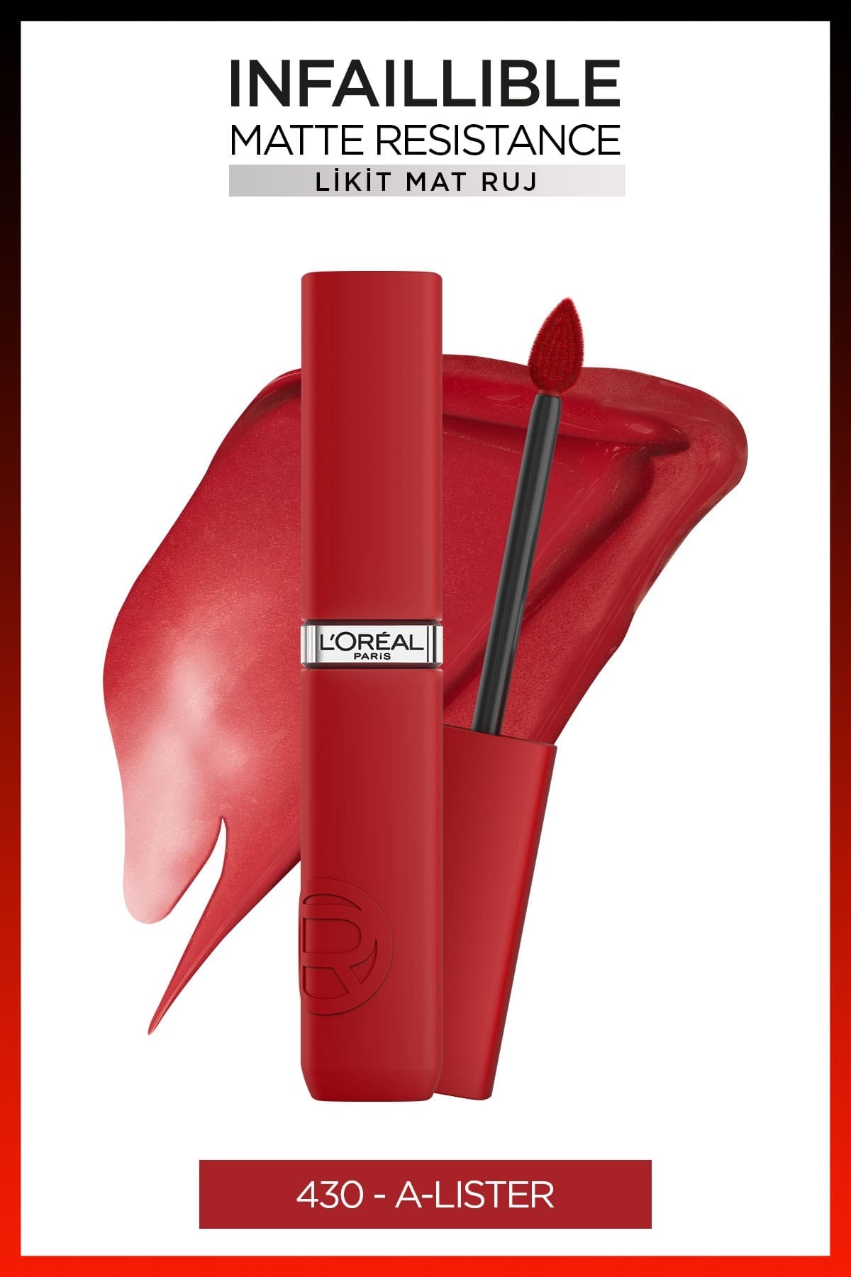 L'Oreal Paris Infaillible Matte Resistance Likit Mat Ruj - 430 A-Lister ...