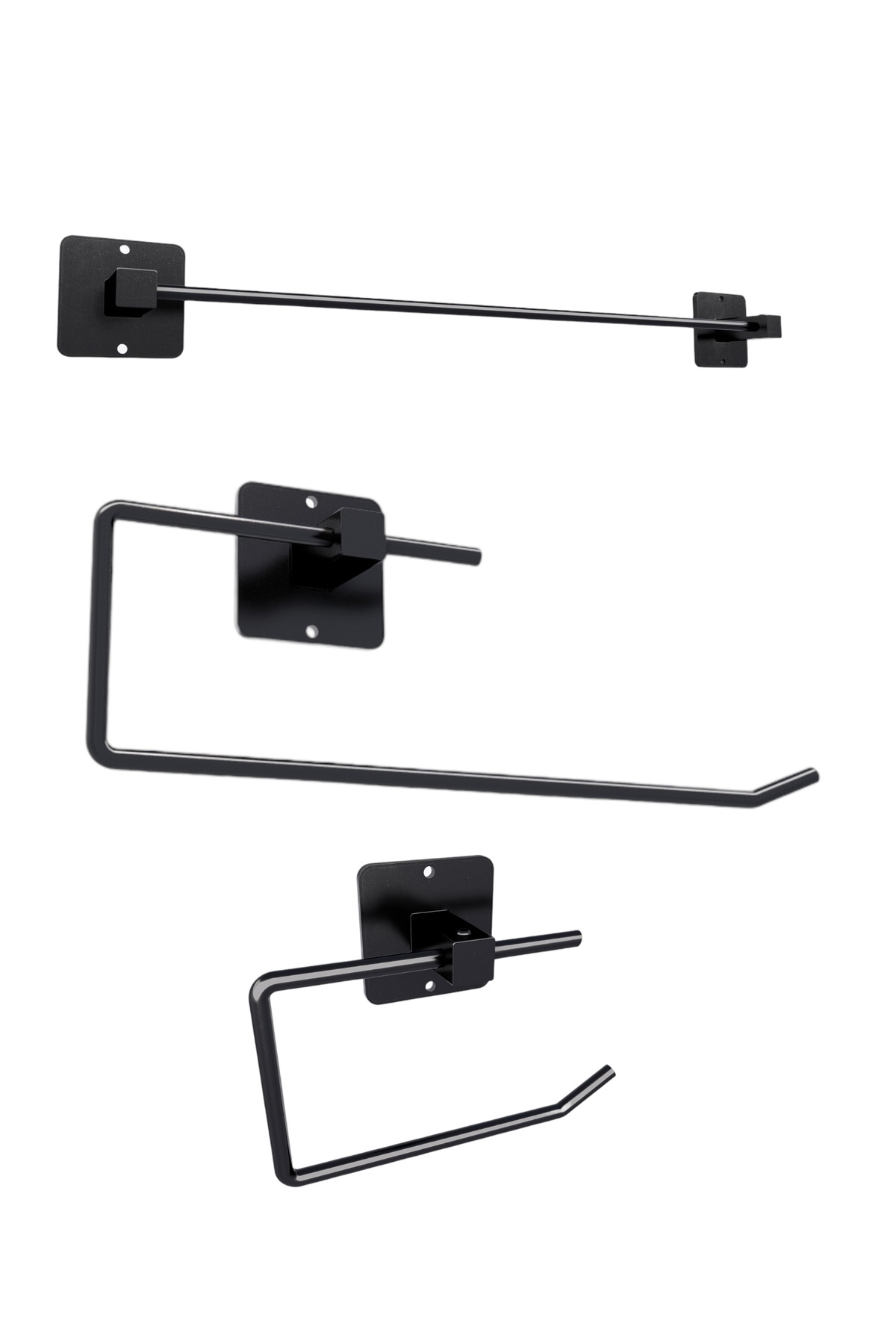 Kayaoğlu Home Yapışkanlı Uzun Havluluk, Rulo Kağıt Askılığı, Wc ...