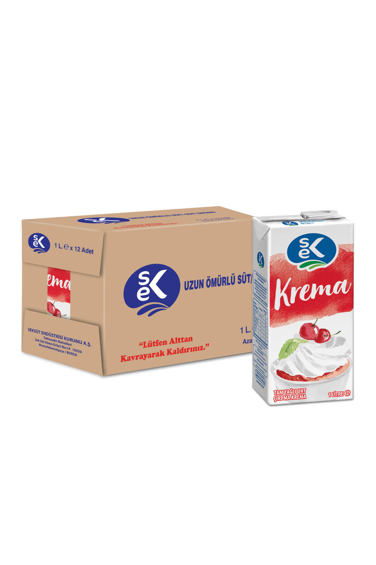 Sek %35 Yağlı Krema 1 L X 12 - Fiyatı, Yorumları