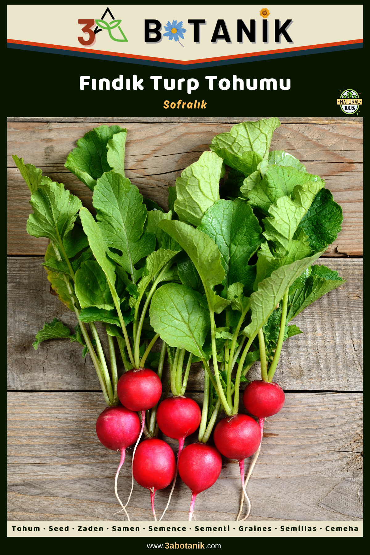 3A BOTANİK Fındık Turp Tohumu, Yerli ve Sürdürülebilir Tohum, 5 Gram Turp Tohumu Fiyatı ...