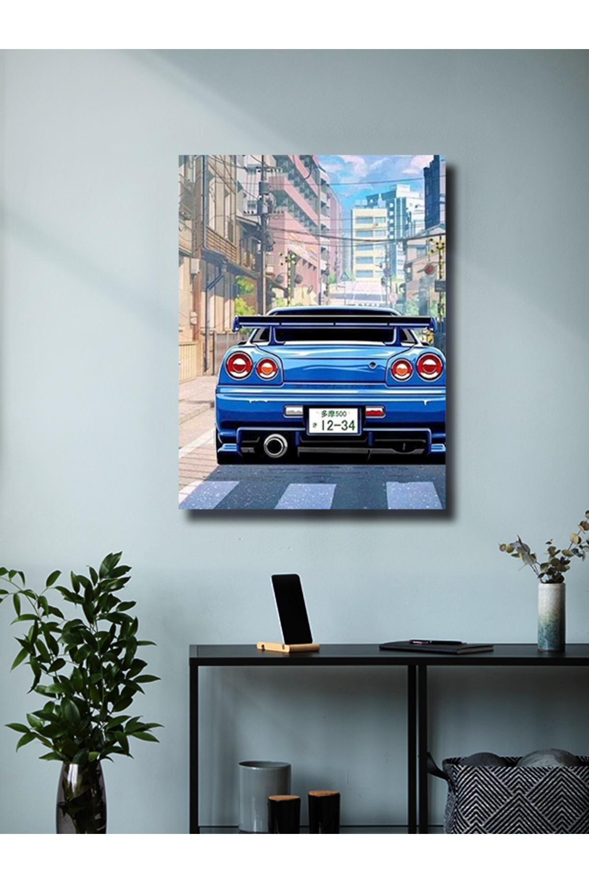 ZNC Nissan Skyline GTR34, Eşsiz Tasarım Otomobil Posterleri, Özel ...