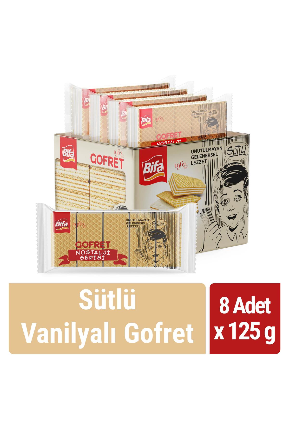 Bifa Nostalji Sütlü Vanilyalı Gofret 1000 gr Fiyatı, Yorumları - Trendyol