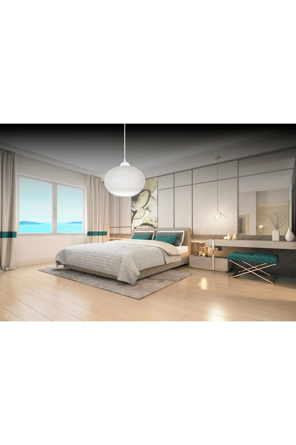 Alvina Aydınlatma ALVİN İP TEKLİ AVİZE, BEYAZ - Fiyatı, Yorumları