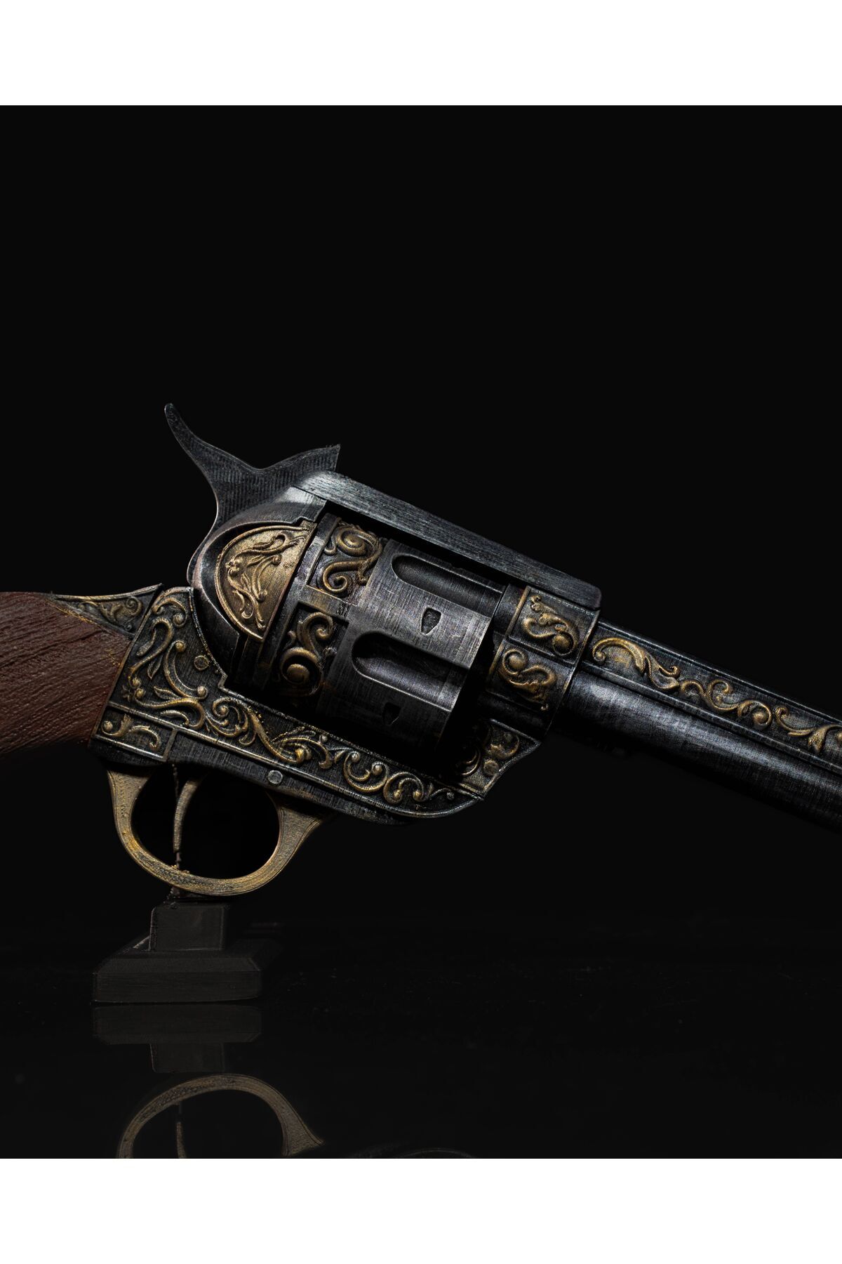 VeyernCraft Revolver Silah Süs Figürü Sergilemelik Büstlü Mesutun ...