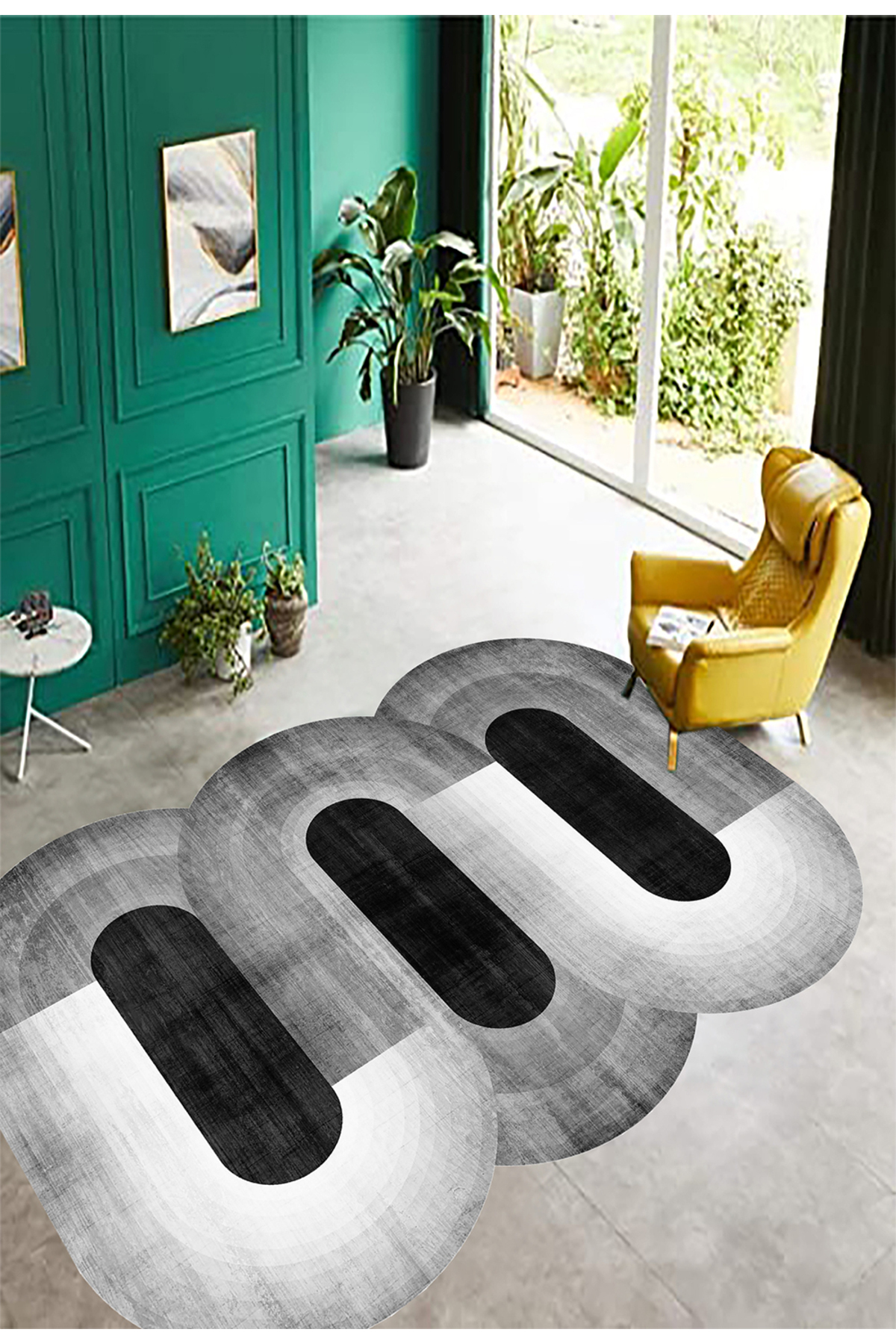 eco concept Lazer Kesim Yolluk, Gri Renk Yolluk, Koridor Halısı, Uzun Halı, Antre Halı ...