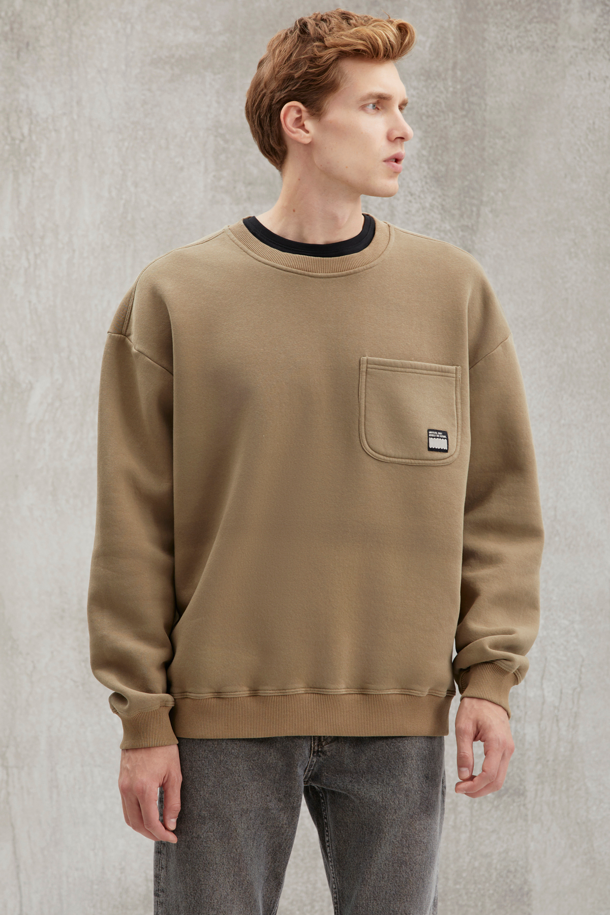 GRIMELANGE Dımıtrı Erkek Soluk Efektlı Ceplı Süs Etiketli Oversıze Fit ...