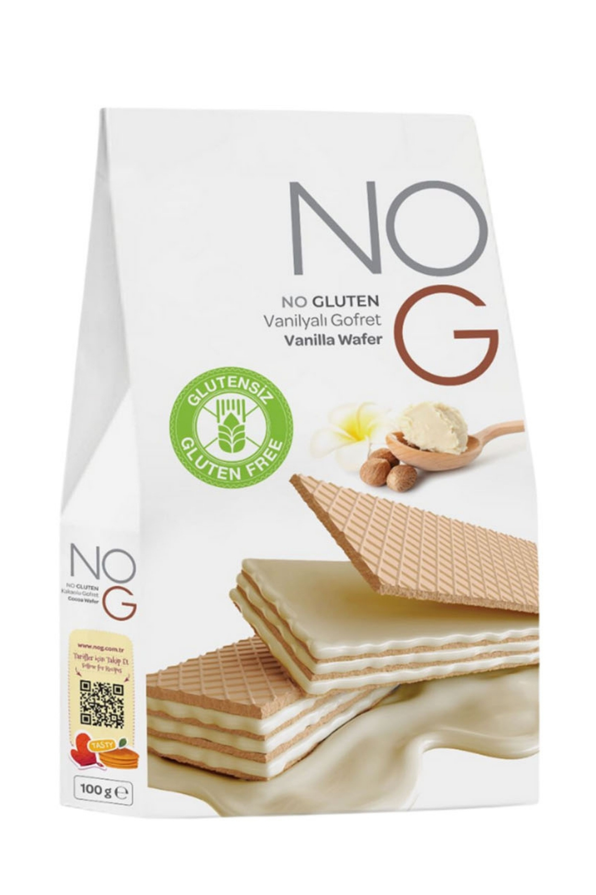 NOG Glutensiz Vanilyalı Gofret - Vanılla Wafer Fiyatı, Yorumları - Trendyol