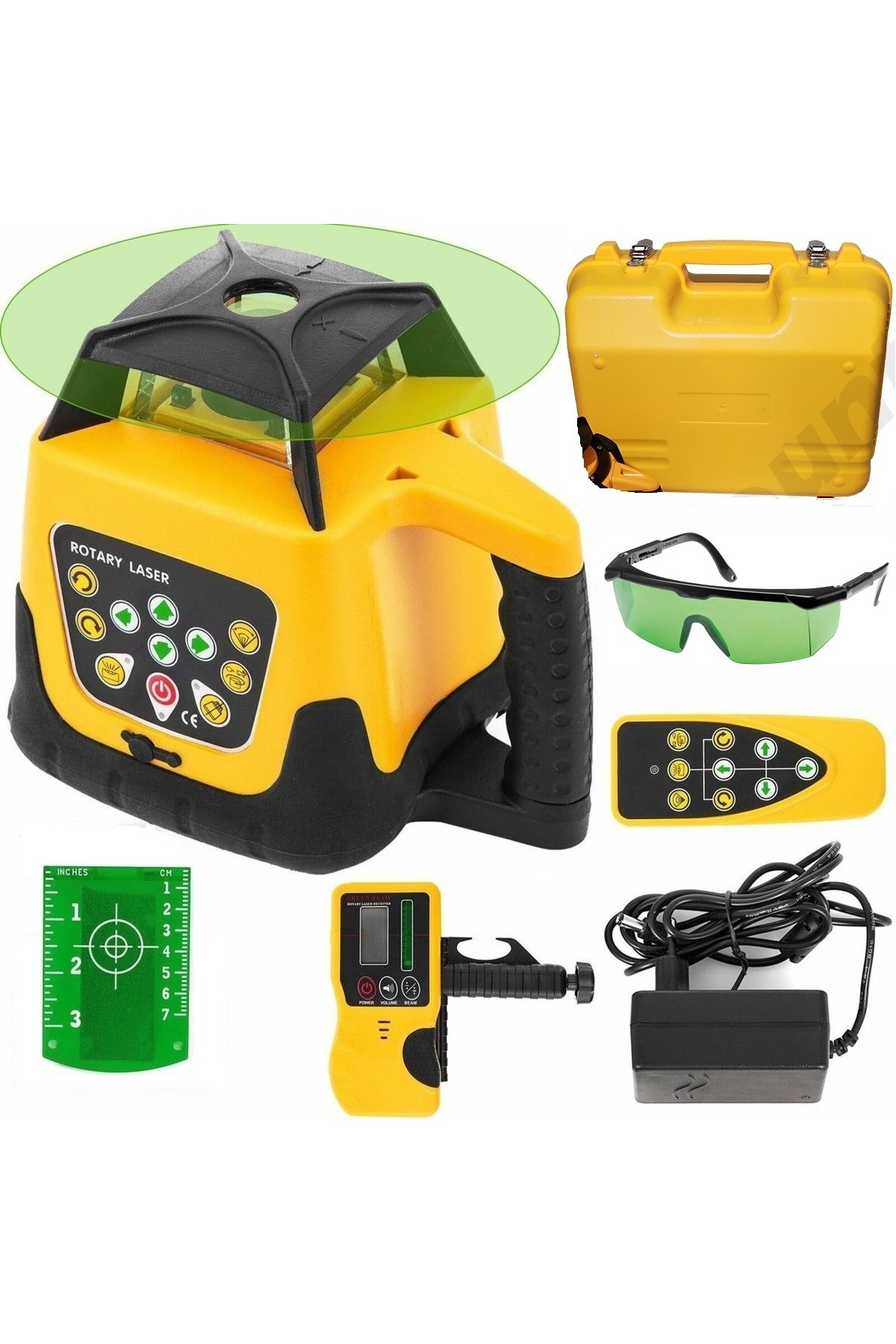 FUKUDA Fre203 Dış Mekan Döner Lazerli Nivo - Açık Alan Yeşil Rotasyon ...