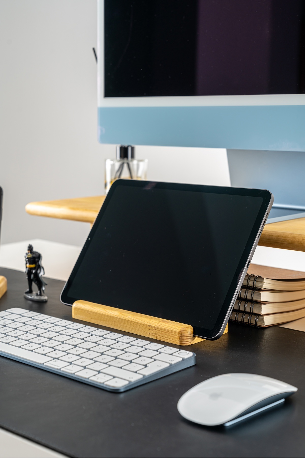 Woodsuppco Tablet Tutucu, Ahşap Tablet Standı, Masaüstü Ahşap Tablet ...