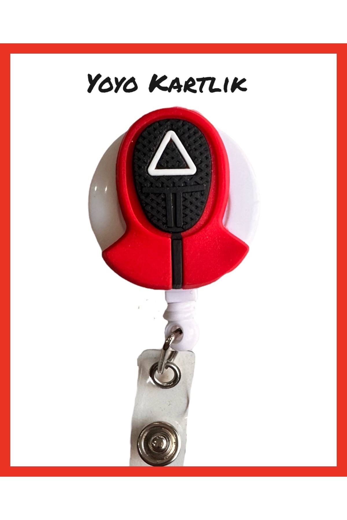 Buki'nin Atölyesi Yoyo Yaka Kartlığı / Kartlık Figürlü Y055 squid game ...