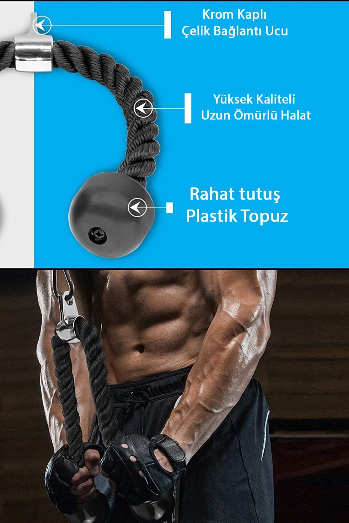 CrewSport Calisma Istasyonlari - Fitness Aparat - Triceps Halati ...