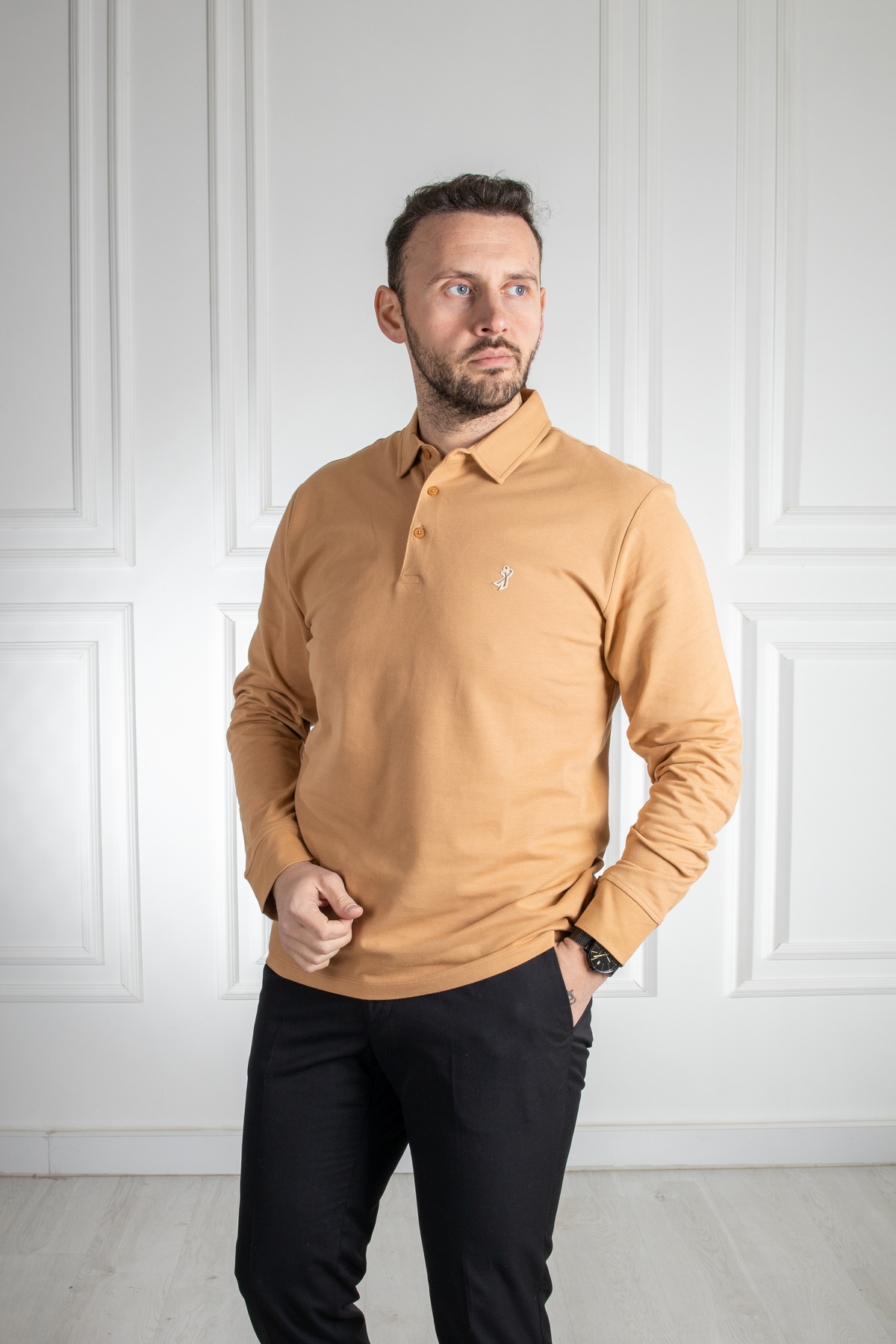 Sarar İnterview Sarar Polo Yaka %100 Pamuk Camel Sweatshirt - Fiyatı ...