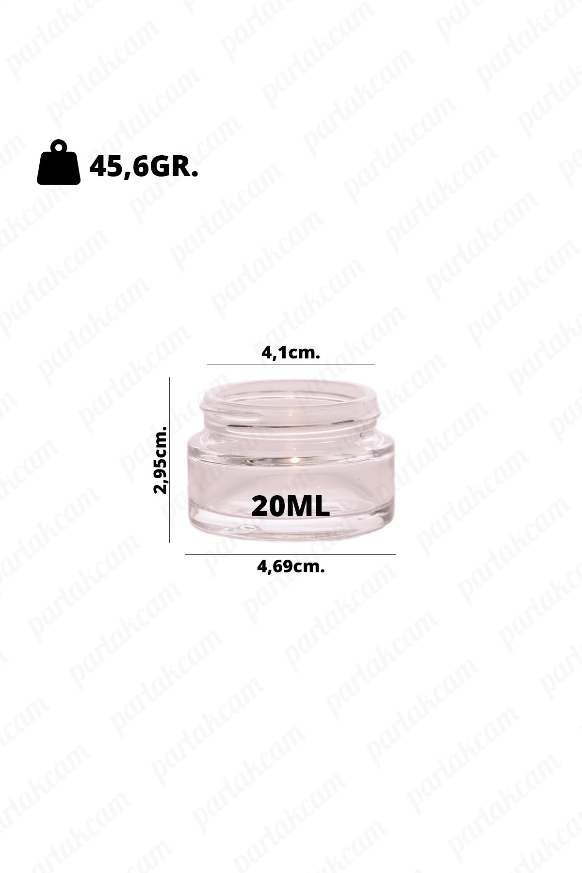 parlakcam 20ml şeffaf renk krem kavanozu cam krem kutusu parlak gümüş renk kapaklı 20cc cam ...