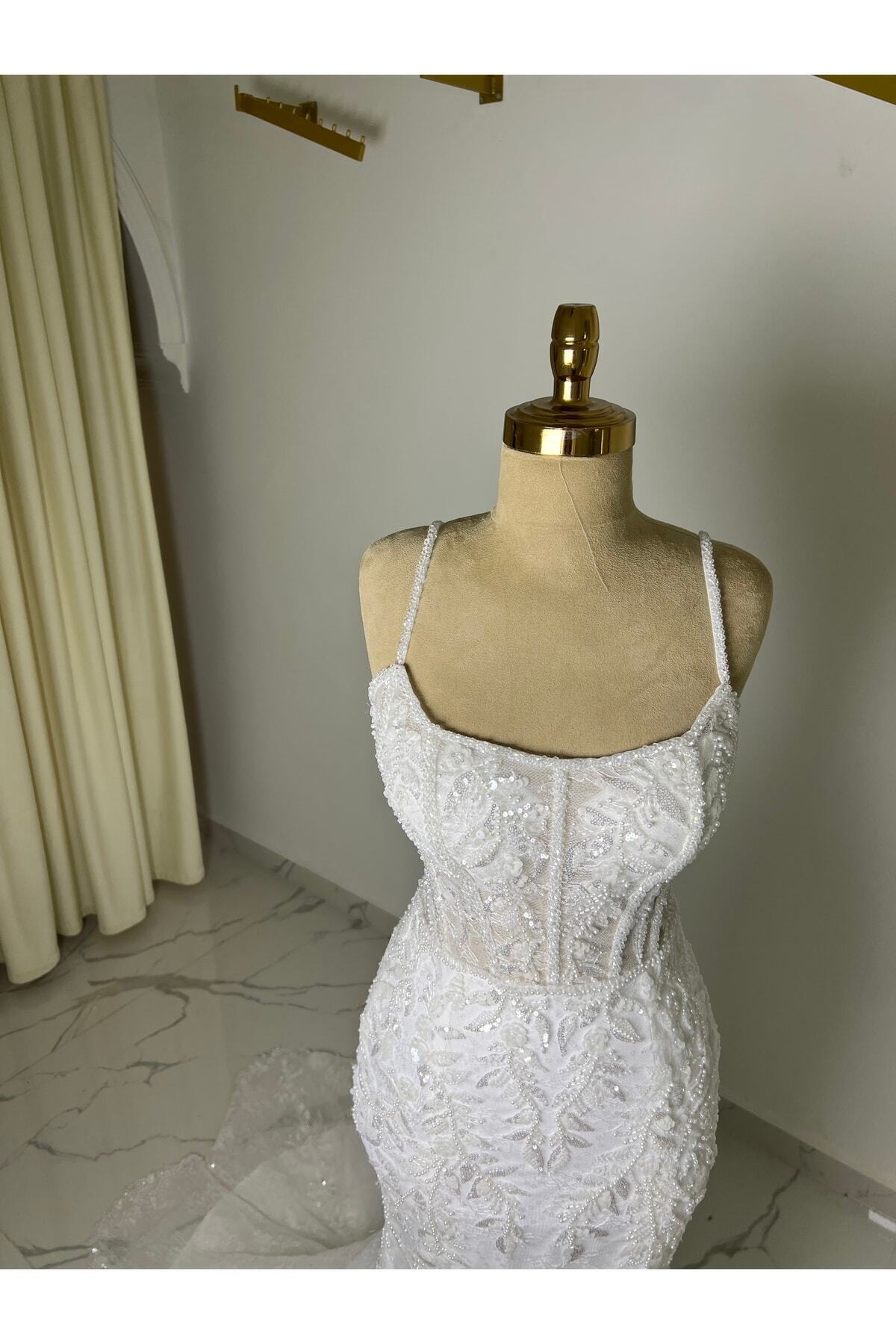 GAMZE Balık Model Gelinlik Fiyatı, Yorumları - Trendyol