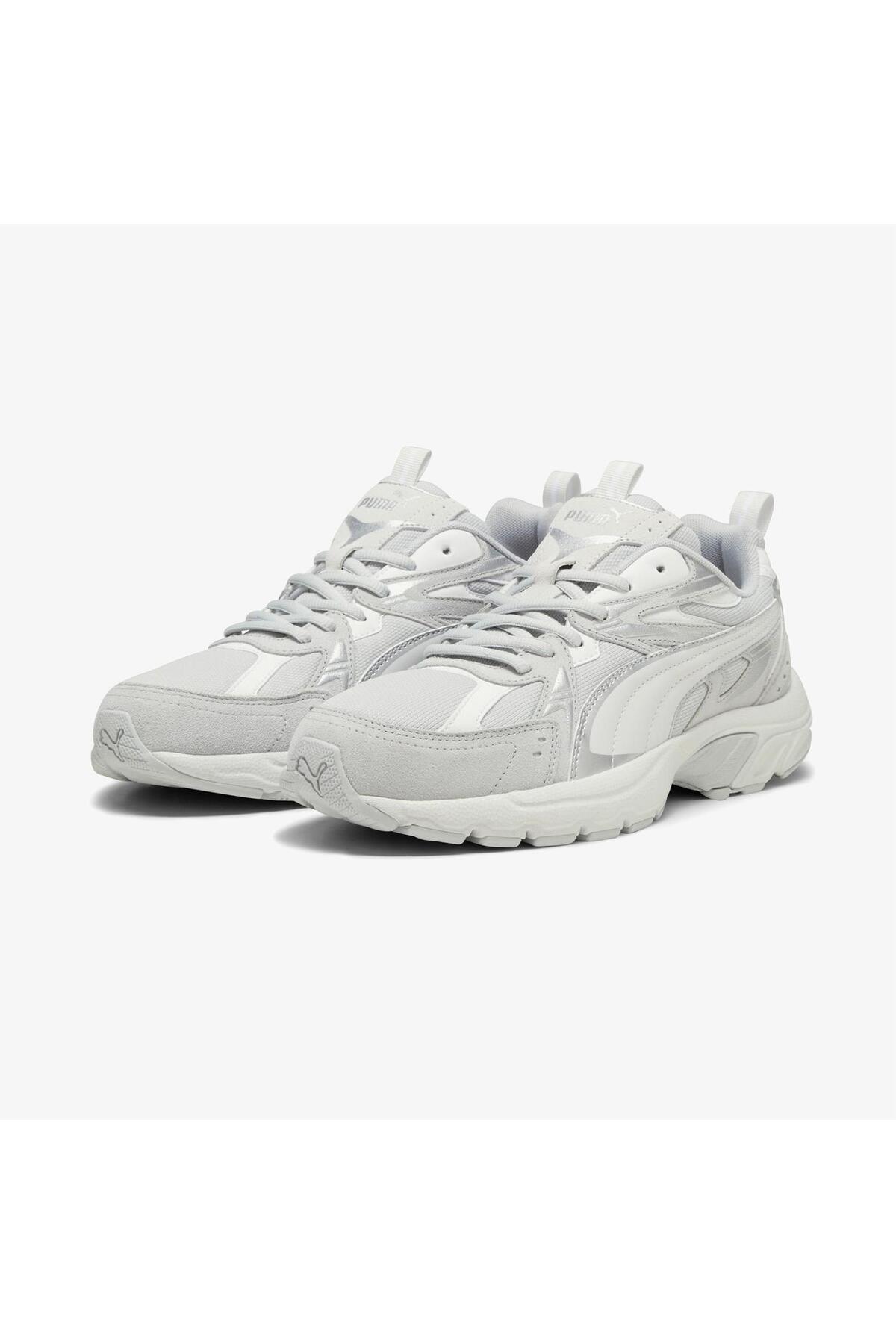 Puma Milenio Tech Suede Cool Light Erkek Beyaz Spor Ayakkabı-393489-02 ...