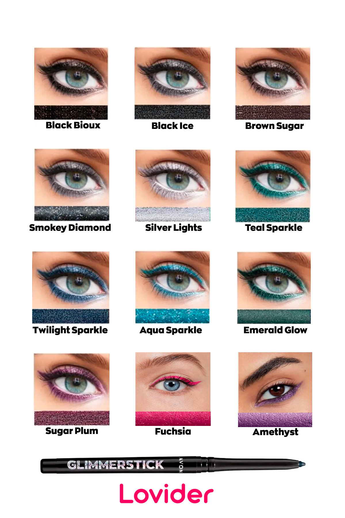 Avon Glimmerstick Asansörlü Göz Kalemi Pırıltılı - Silver Lights 2'li ...