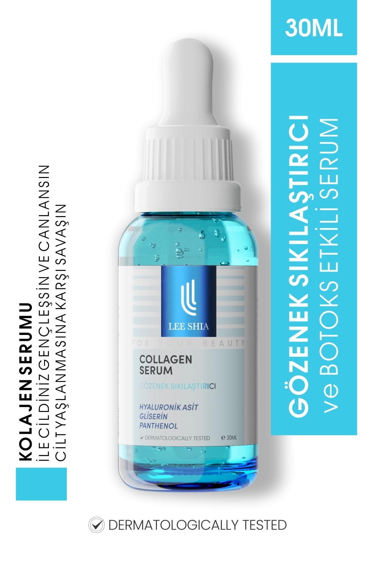 Lee Shia Cilt Sıkılaştırıcı Kolajen Serum 30 ml (COLLAGEN %5 HYALURONİC ...