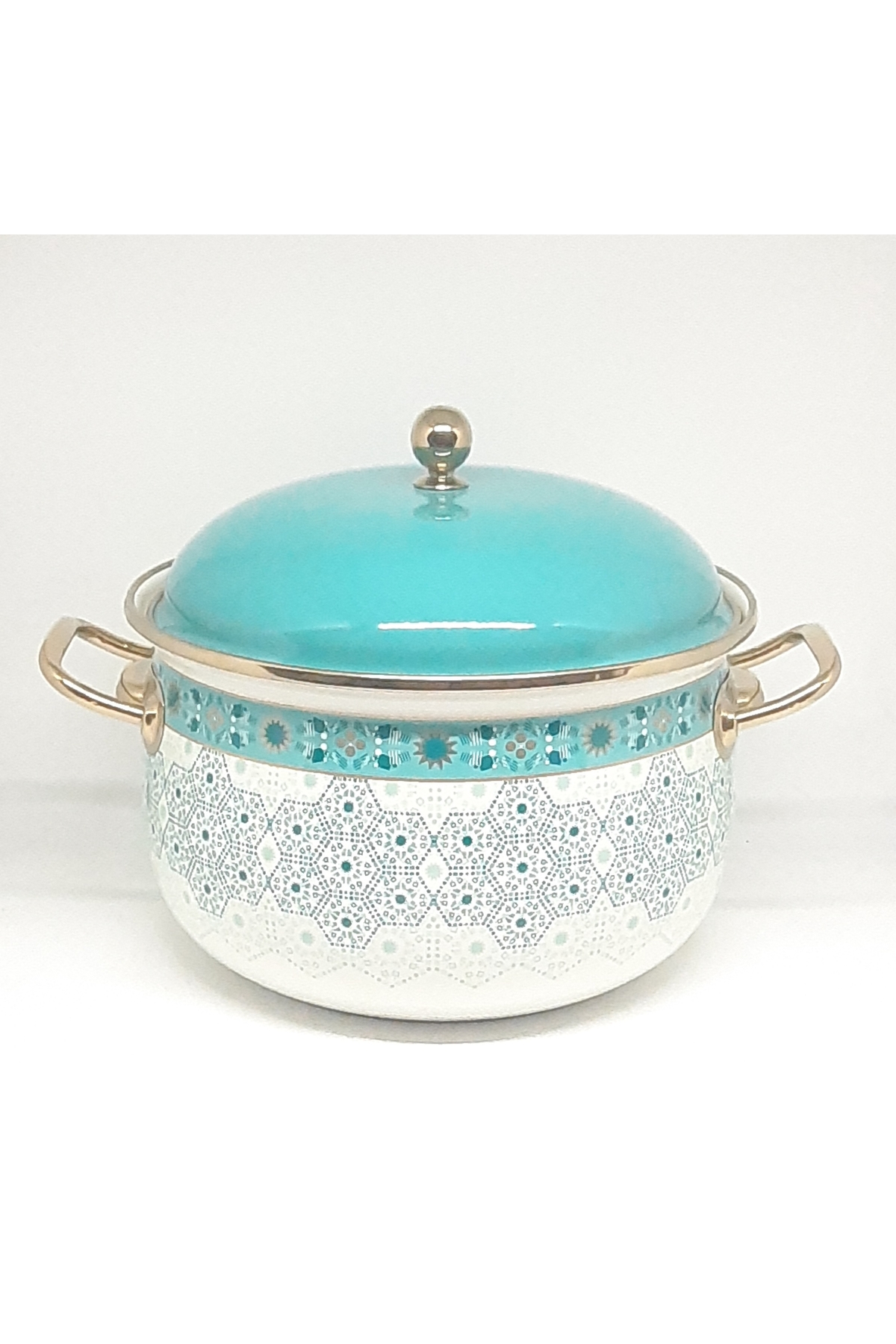 Avşar EMAYE EVİM 22 CM 3,5 LİTRE VİNTAGE DEKORLU EMAYE TENCERE Fiyatı ...