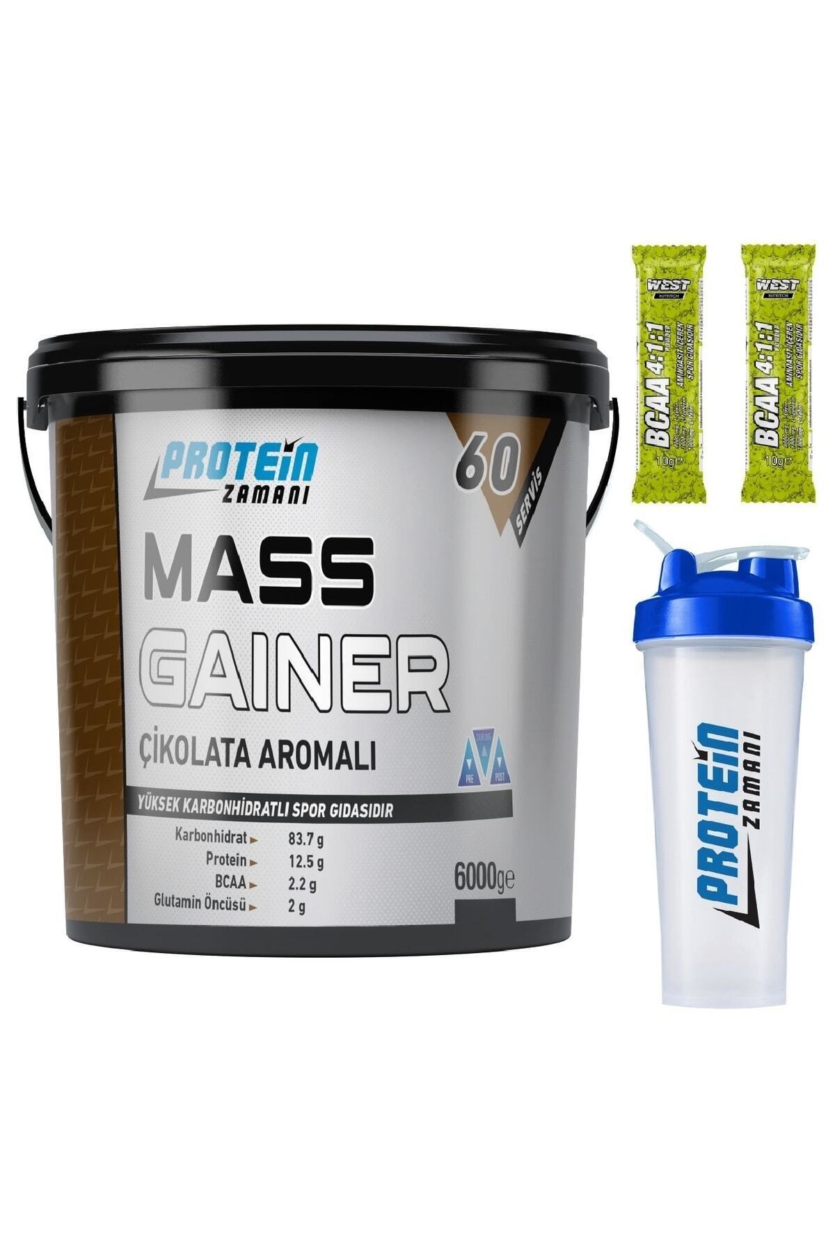 Protein Zamanı Mass Gainer Karbonhidrat Tozu Çikolata Aromalı 6000 Gram ...