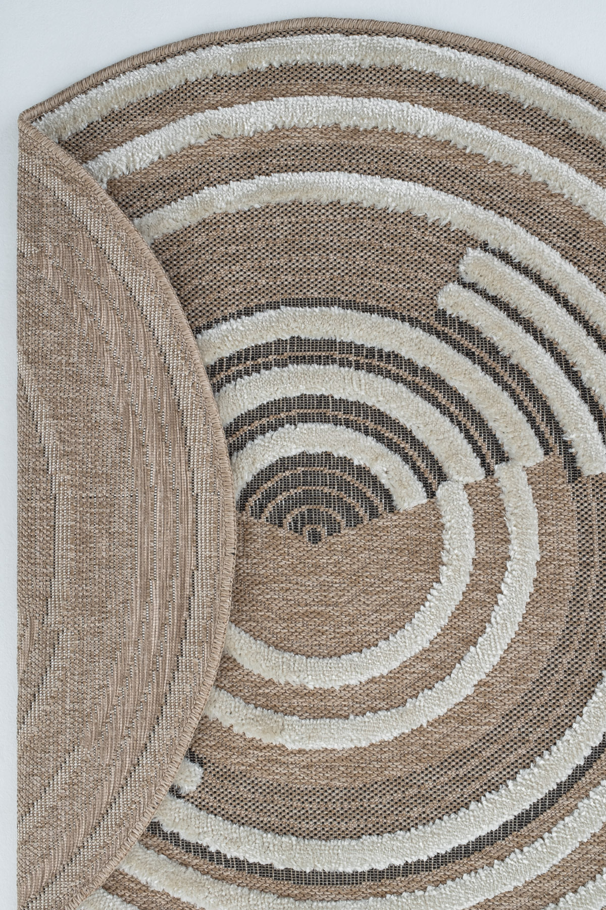 Cool Halı Safari 674 Siyah İskandinav Yuvarlak Dekoratif Etnik Halı ...