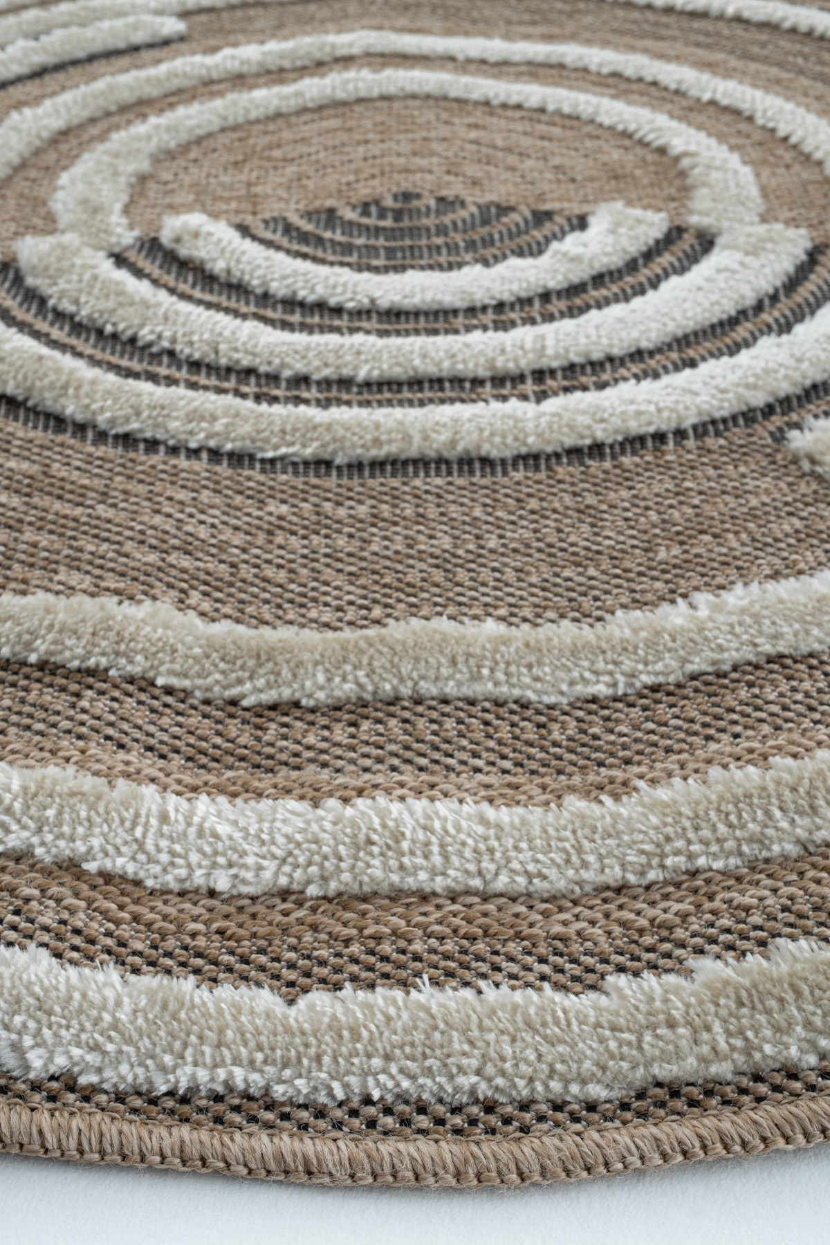 Cool Halı Safari 674 Siyah İskandinav Yuvarlak Dekoratif Etnik Halı ...