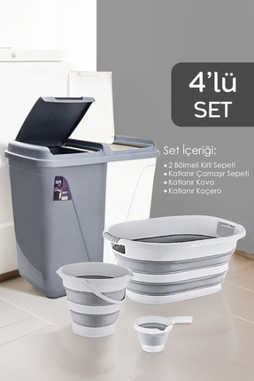 🧺 Katlanır Çamaşır Sepeti ile Alanınızı Düzenleyin!