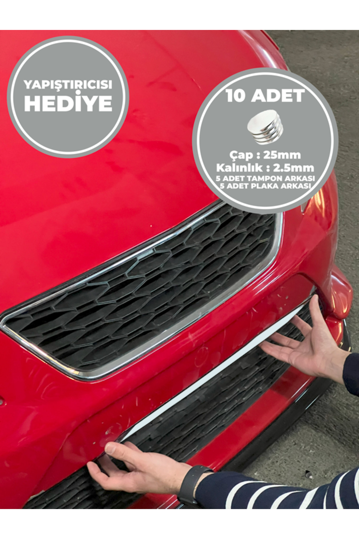 Adear 10'lu Araç Tampon Mıknatıs Seti Fiyatı, Yorumları - Trendyol