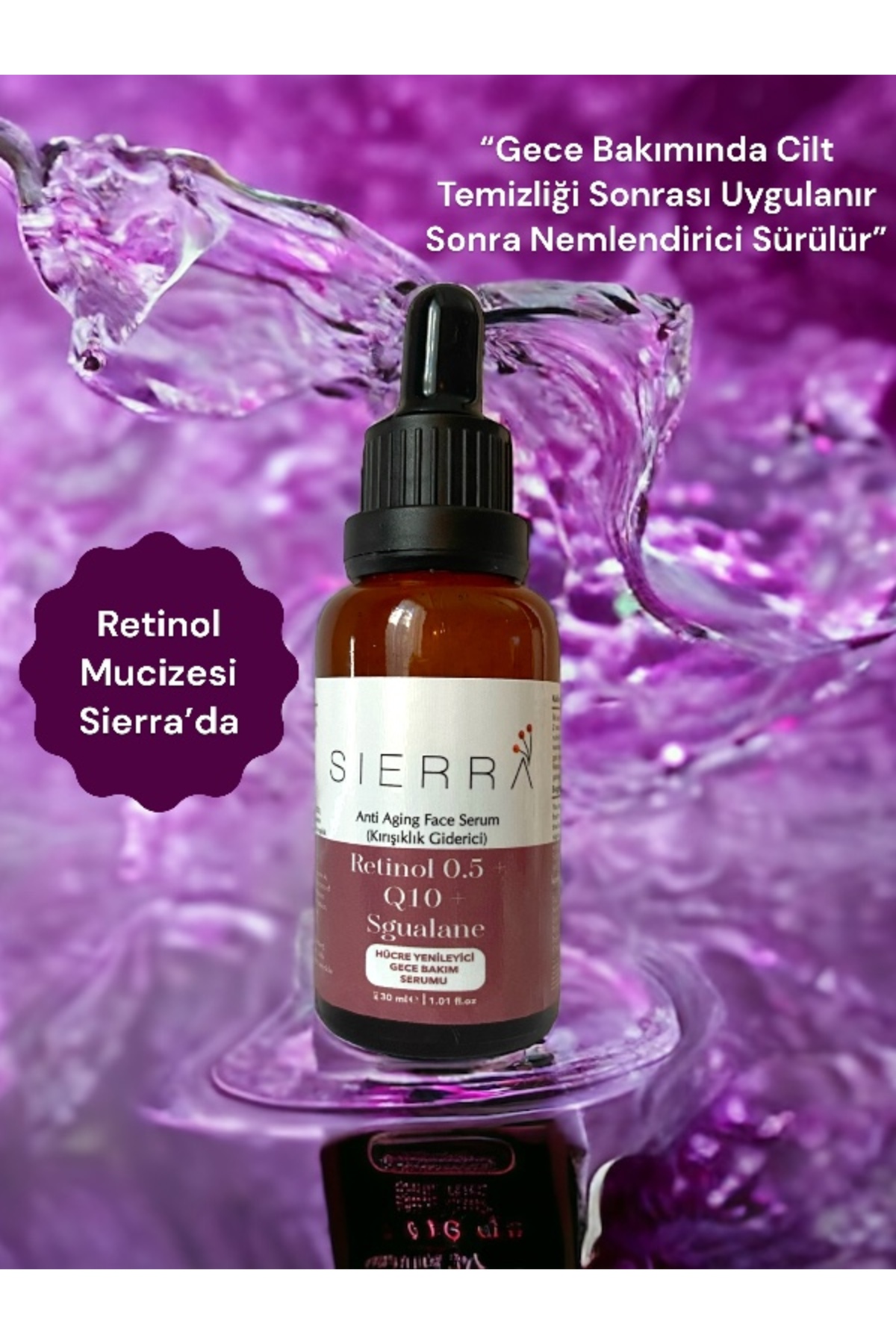 SİERRA Retinol Serum - Fiyatı, Yorumları
