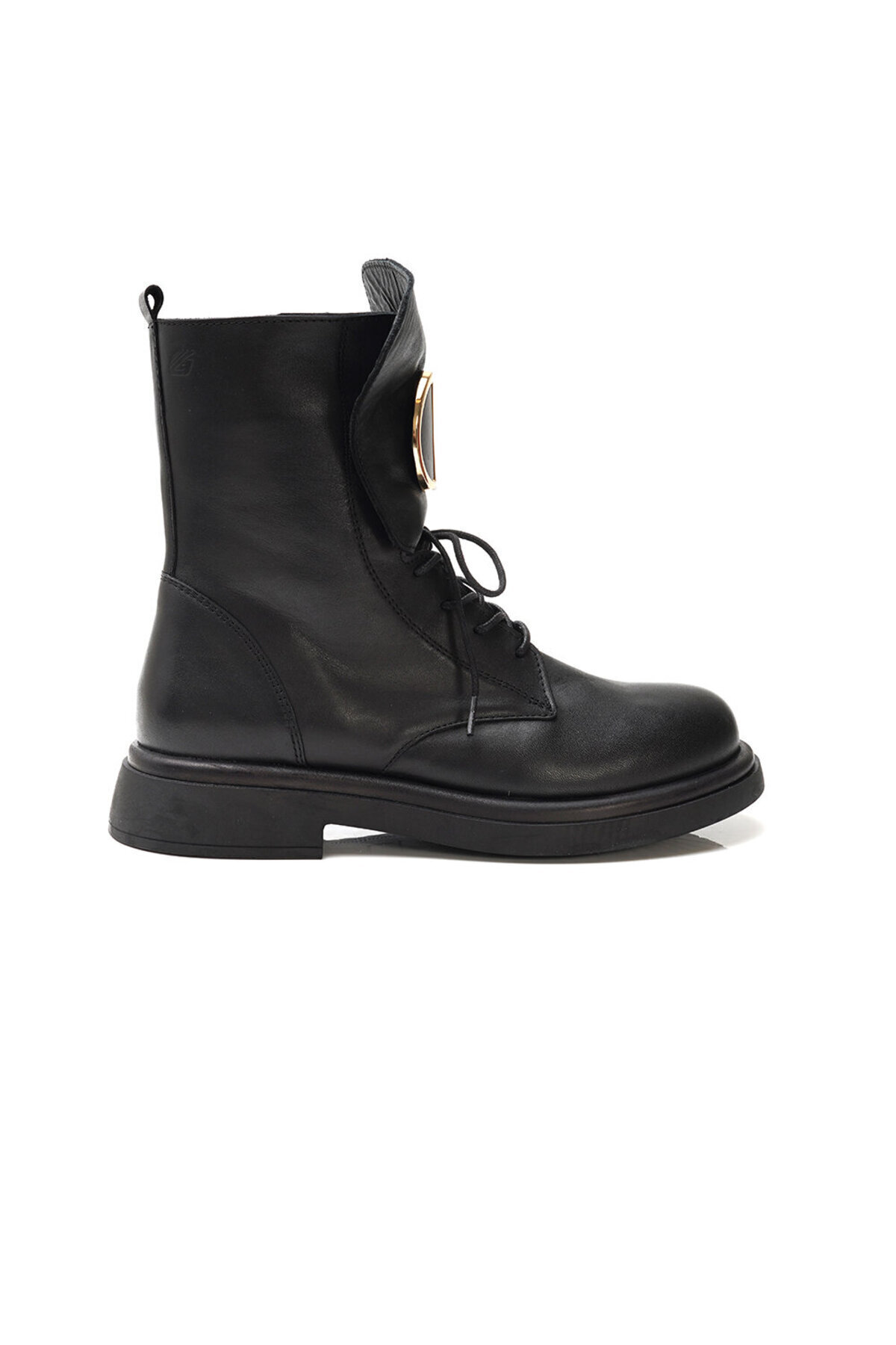 Greyder Kadın Siyah Hakiki Deri Military Bot 3k2db32820 Fiyatı ...