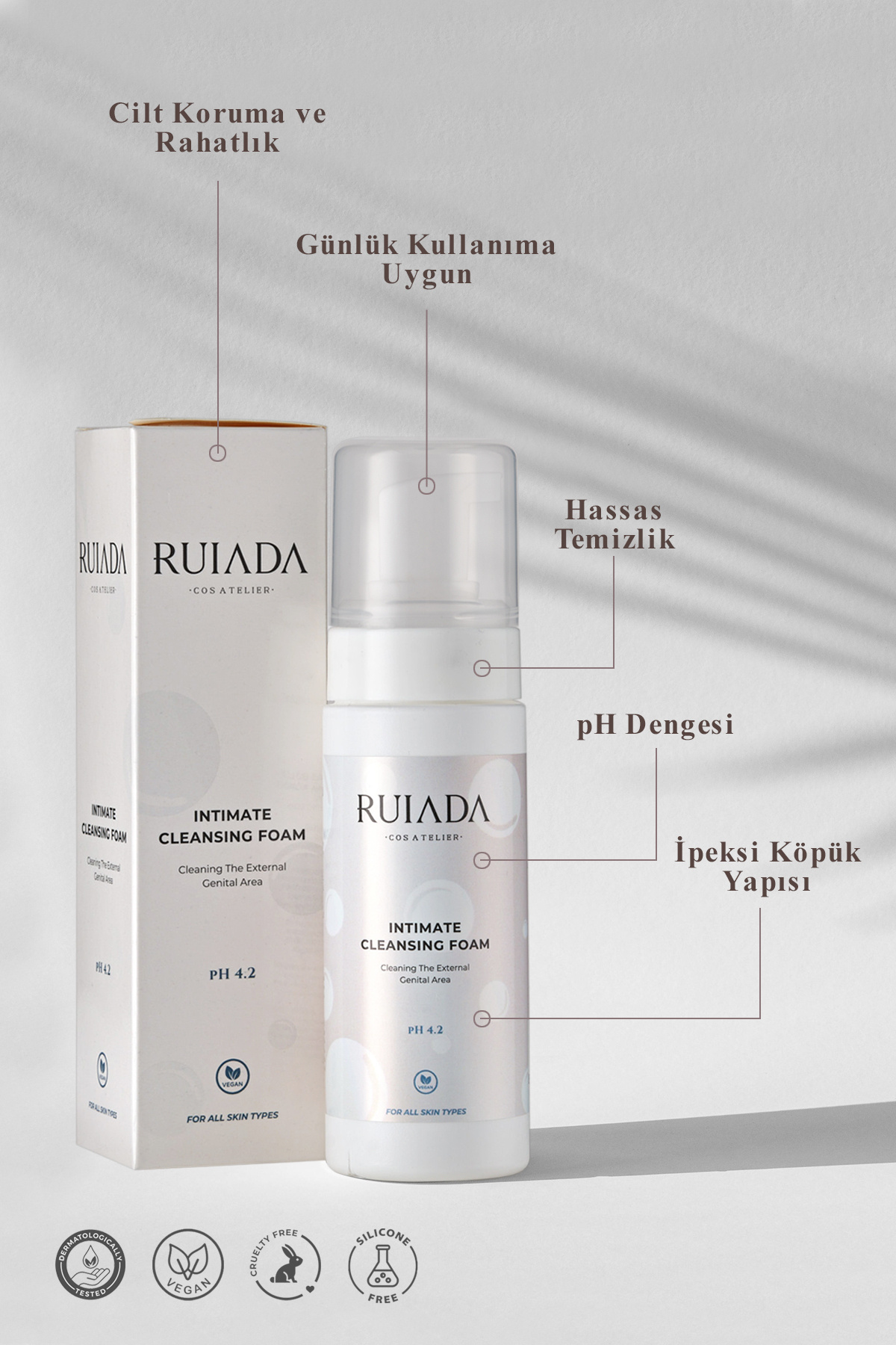 RUIADA Genital Bölge Koku ve Kaşıntı Karşıtı Koruyucu İntim Losyon ...