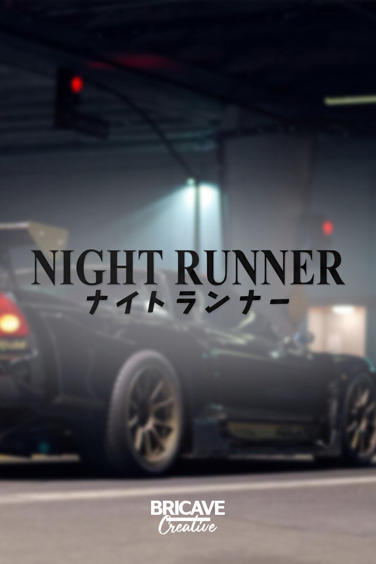 Bricave Night Runner Jdm Araba-motosiklet Sticker 50x10,35cm Fiyatı ...