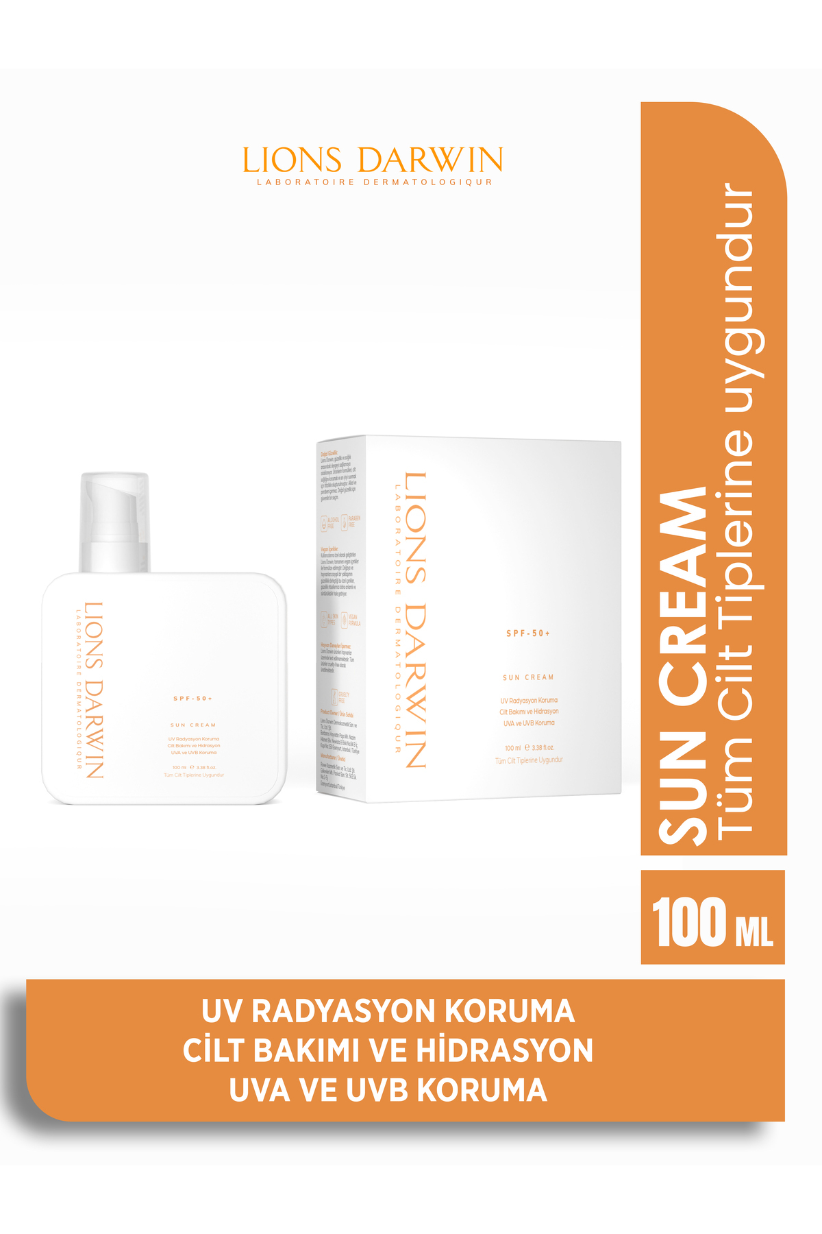 LIONS DARWIN Lionsdarwin Güneş Koruyucu Spf - 50 / Sun Cream Spf - 50 ...